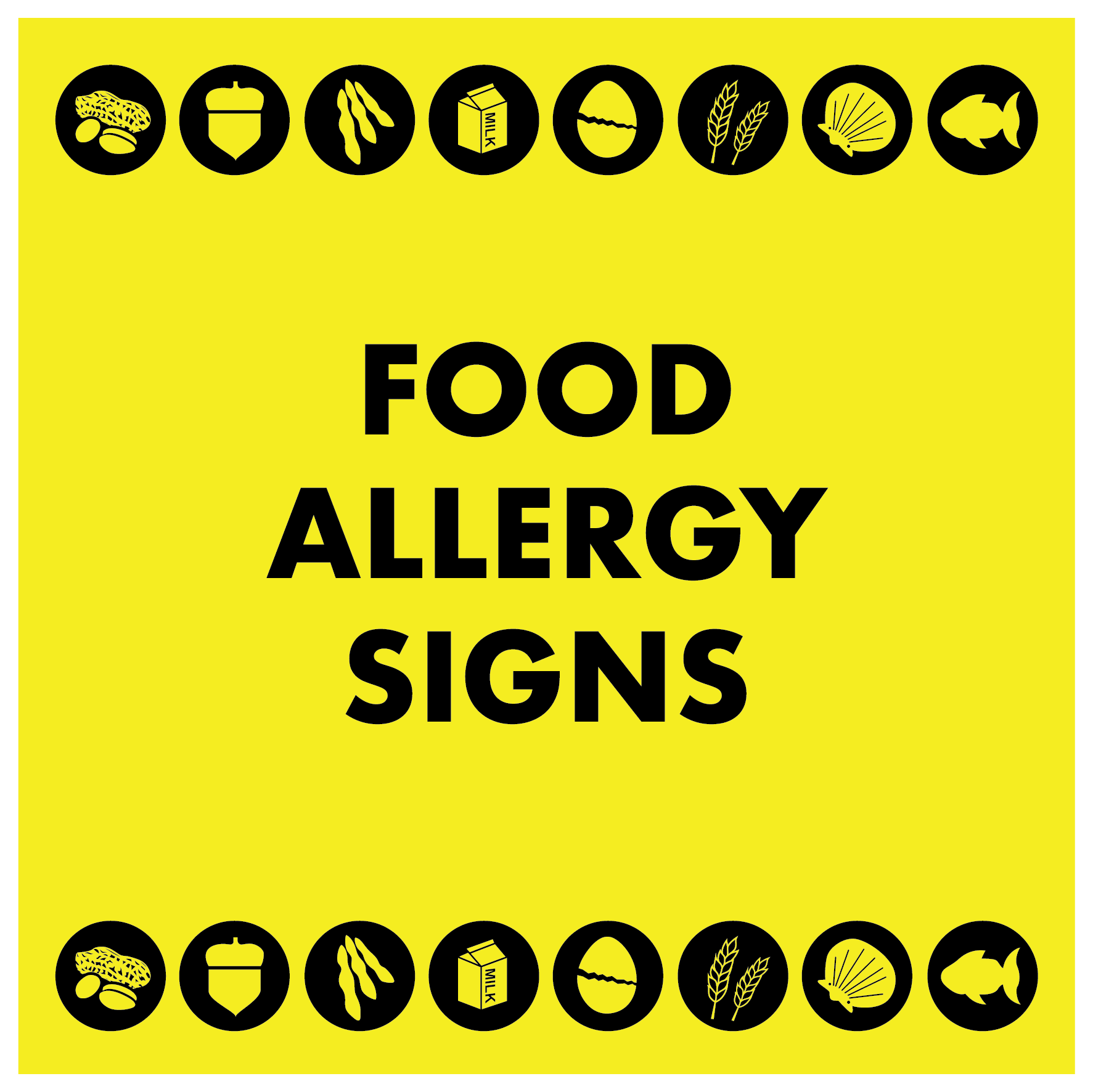 Food Allergy Signs – New Signs
