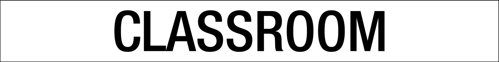 Classroom - Statutory Sign – New Signs