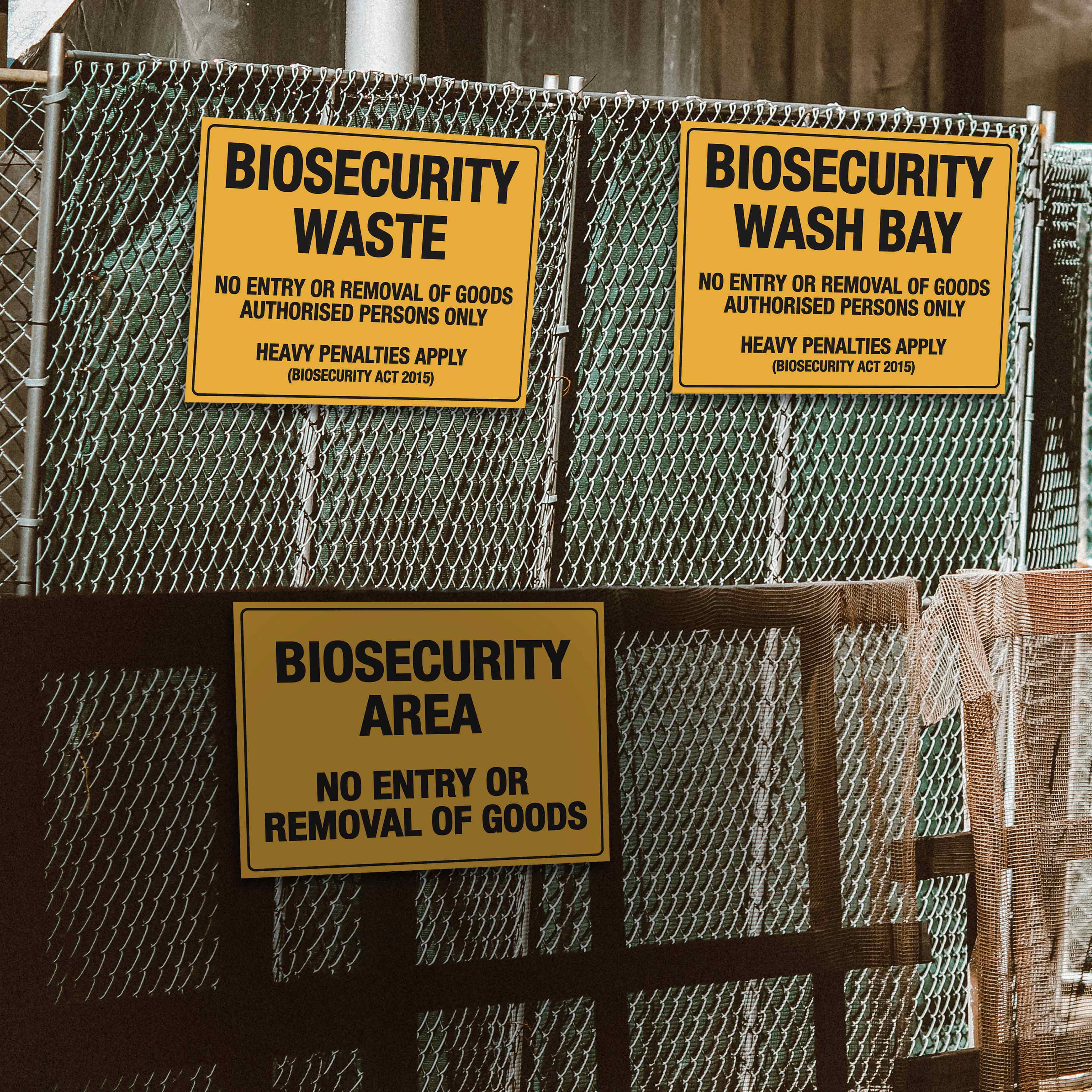 Biosecurity Signs | Farm Biosecurity Signs – New Signs
