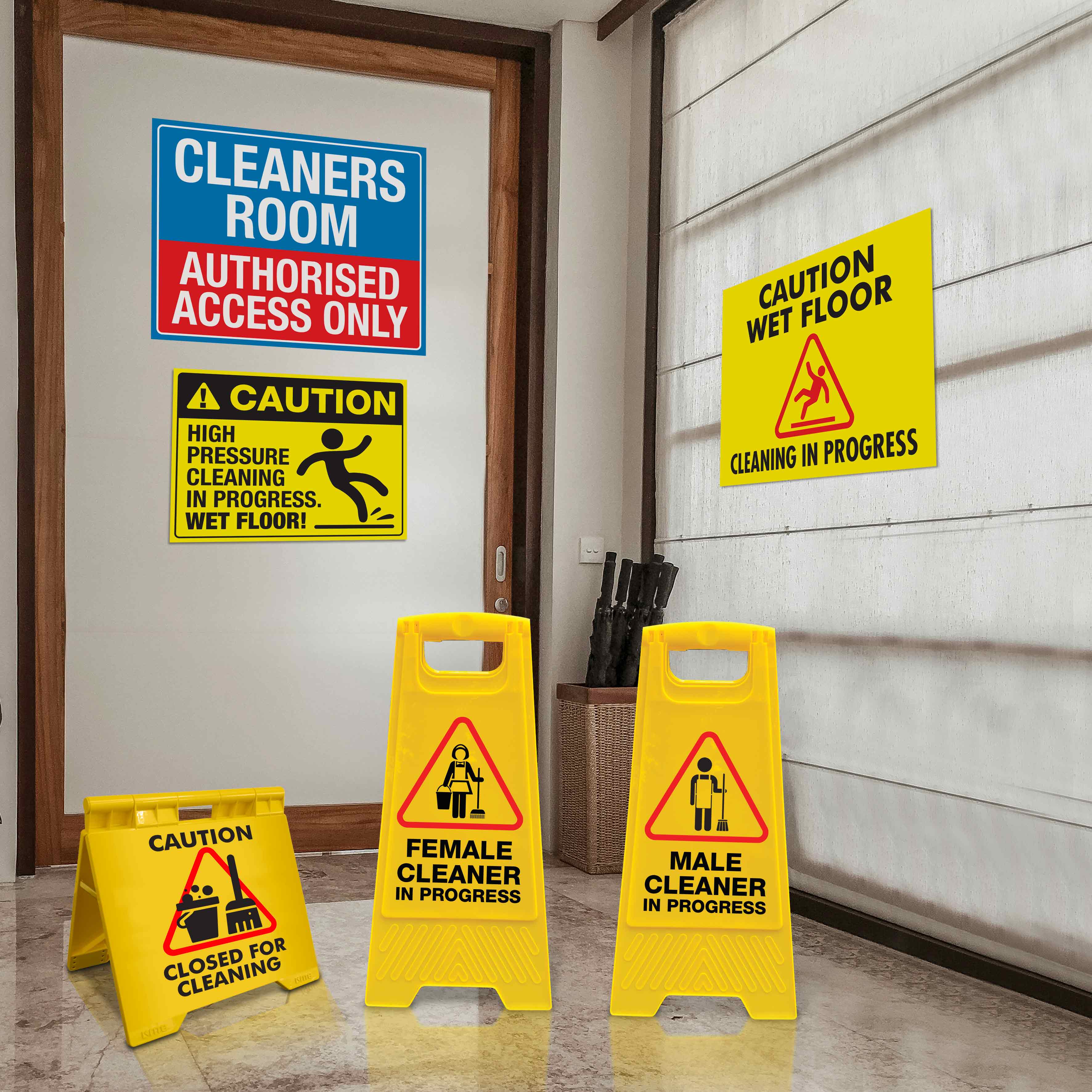 Cleaning Signs – New Signs