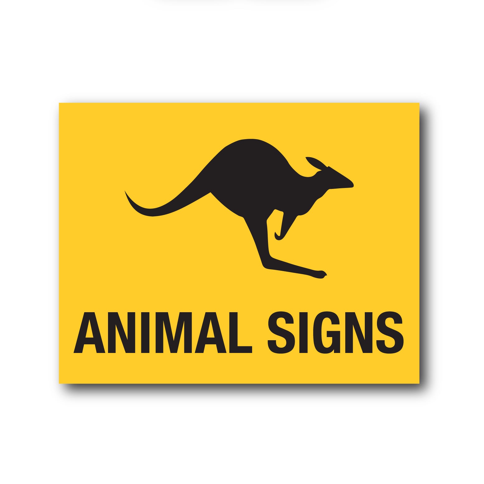 Animal Signage | Caution Wildlife & Livestock | Dog Signs – New Signs