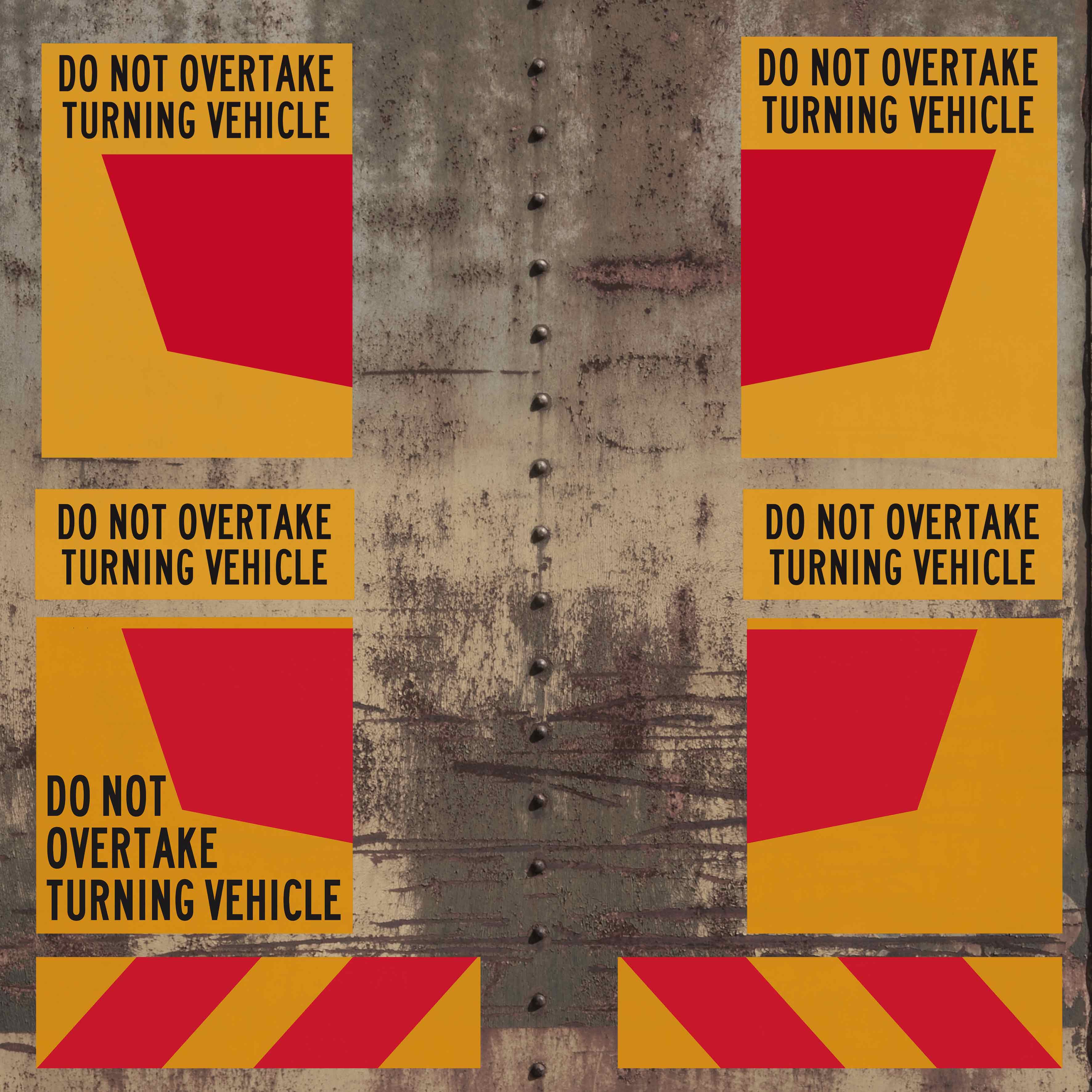 Do Not Overtake Turning Vehicle Truck Signs – New Signs