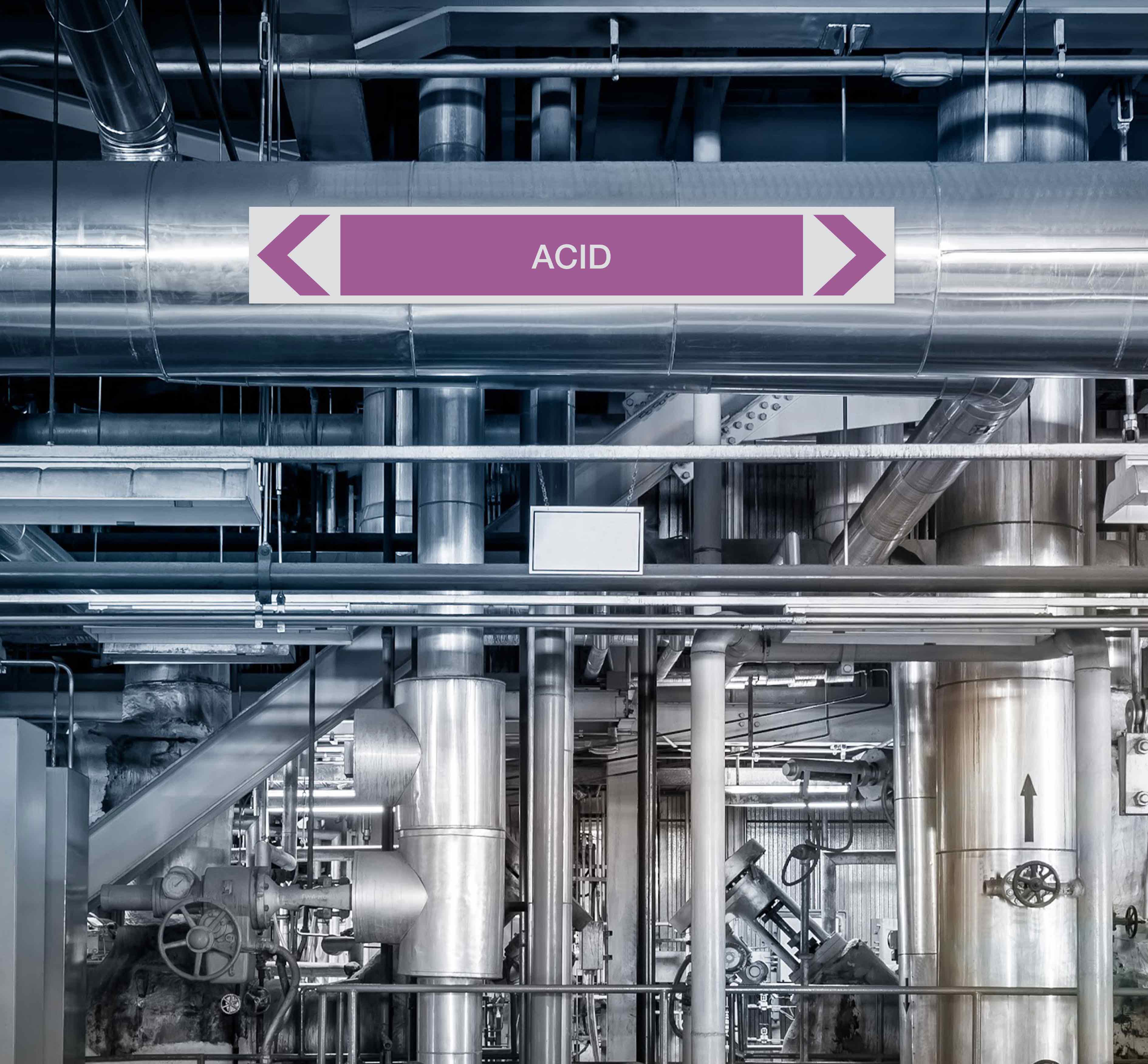 Pipe Markers - Alkalis/Acids – New Signs
