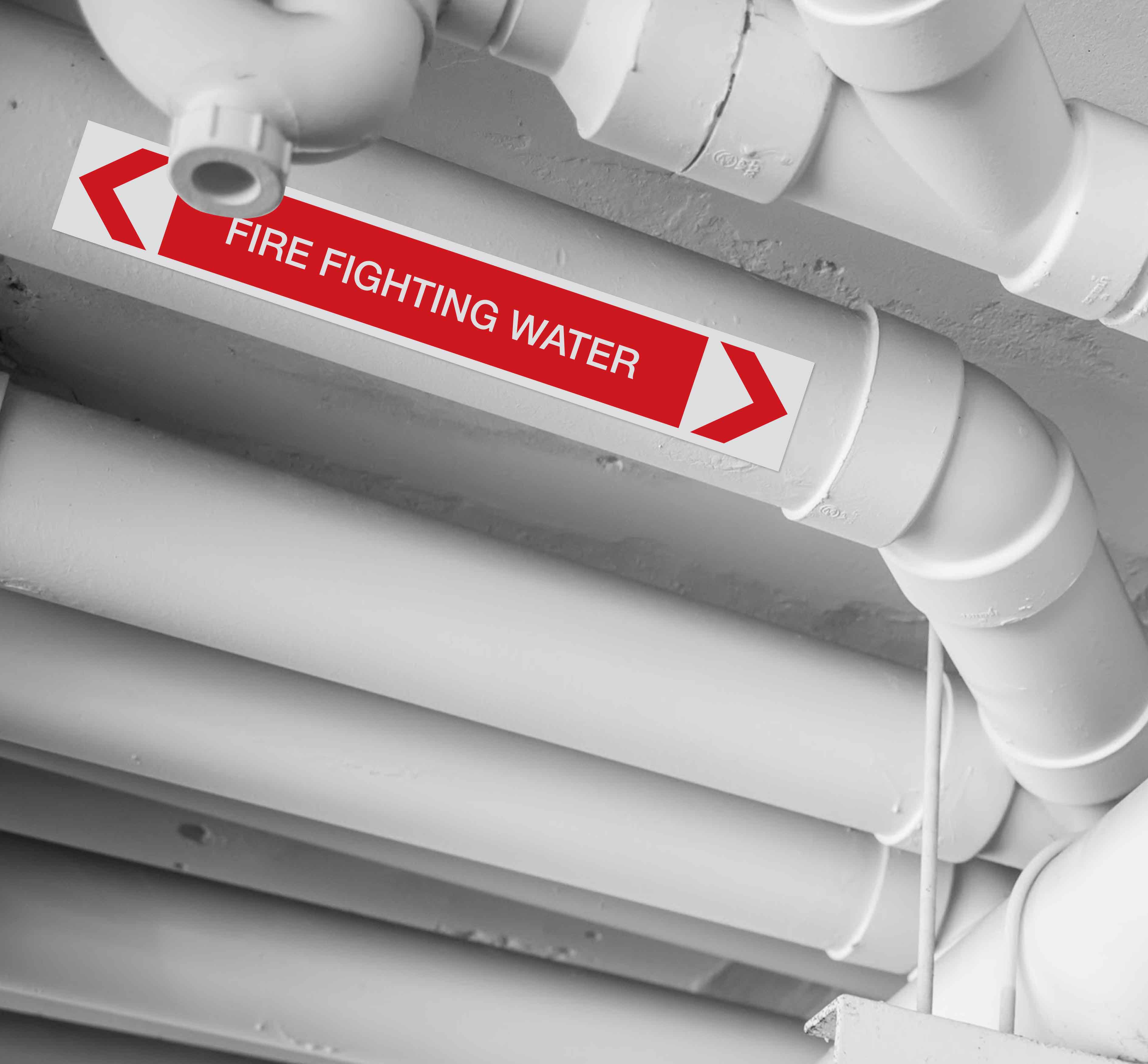 Pipe Markers - Fire Protection – New Signs