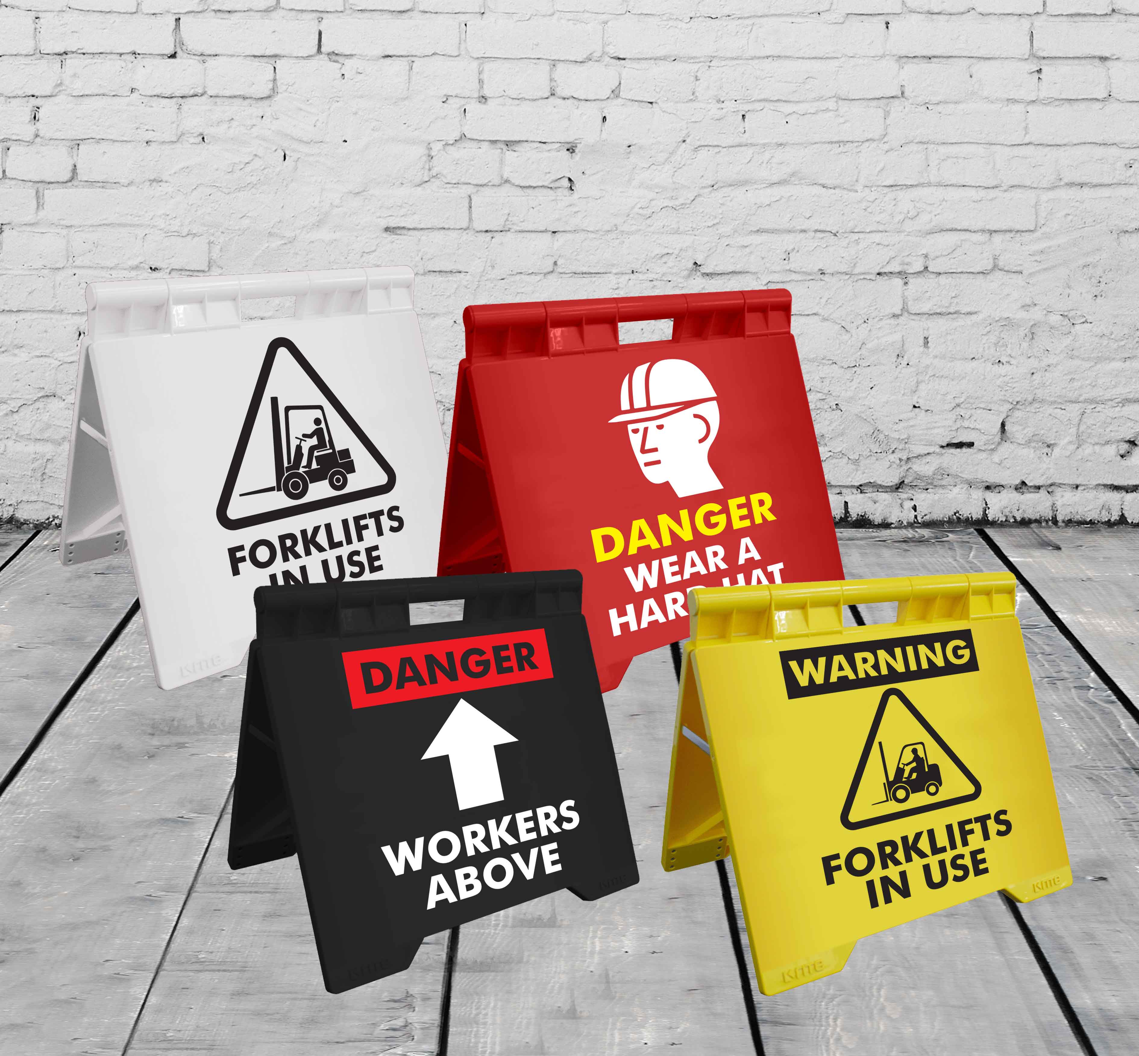 Construction Safety Evarite A-Frames – New Signs