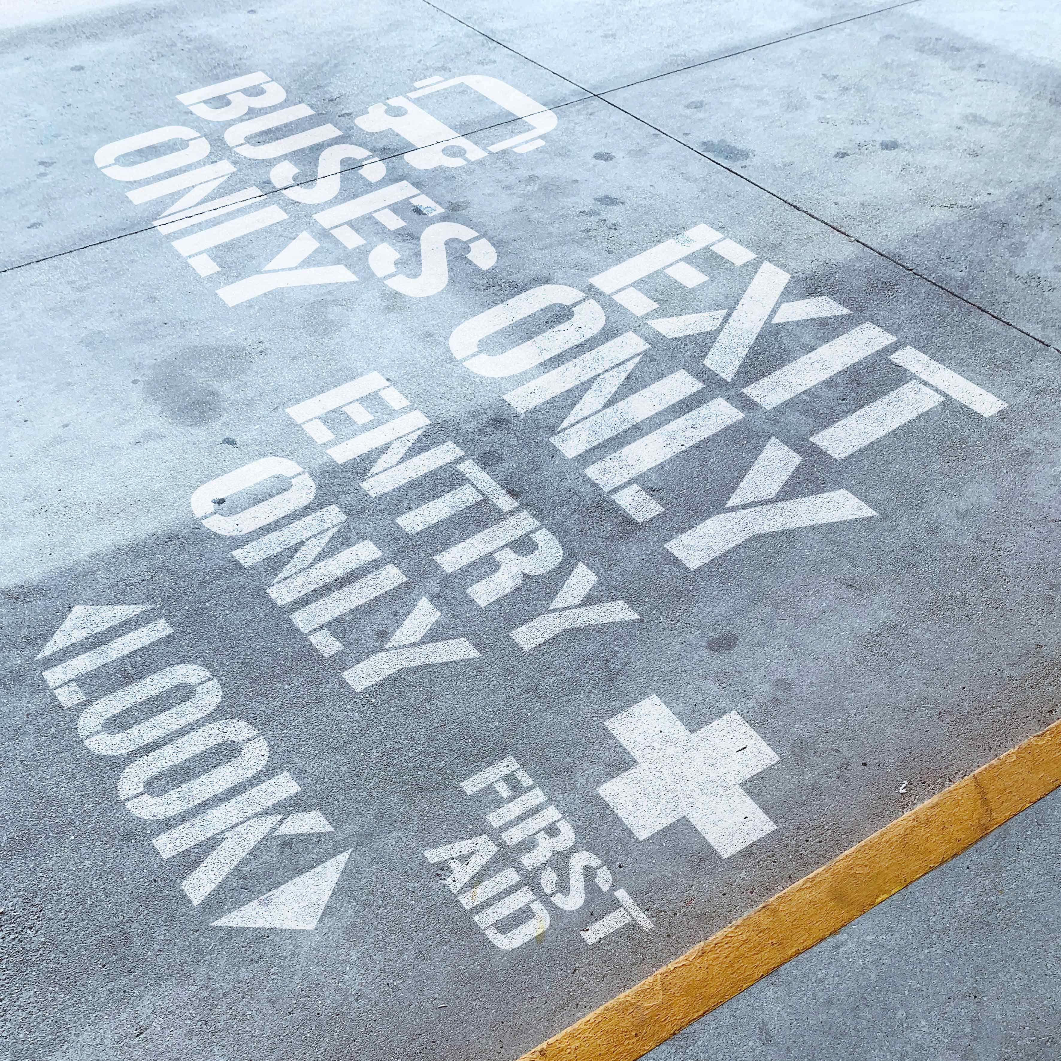 Road and Car Park Safety Stencils – New Signs