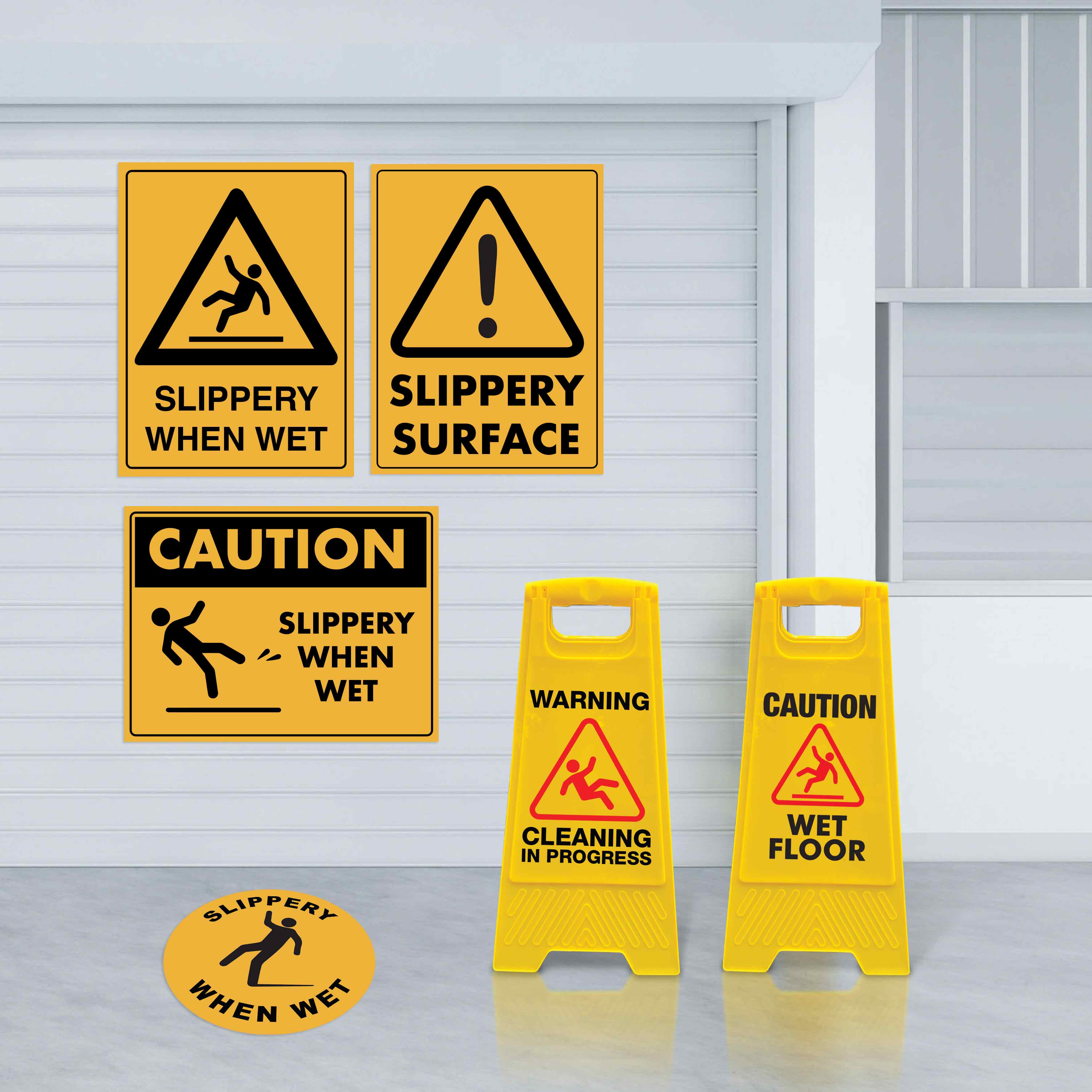 Slippery When Wet Signs – New Signs