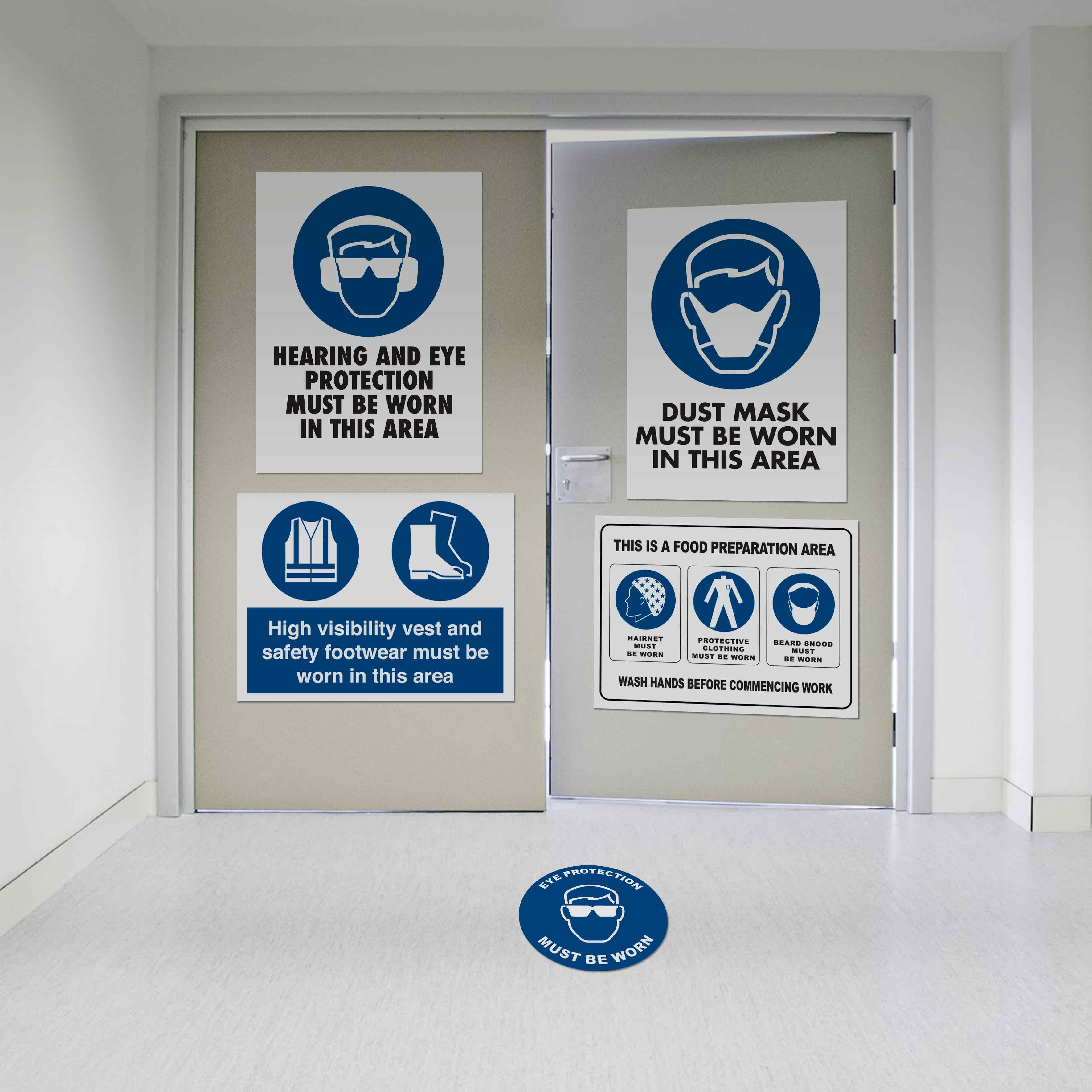 PPE Signs Australia | Mandatory Safety PPE Signs For Hospital ...