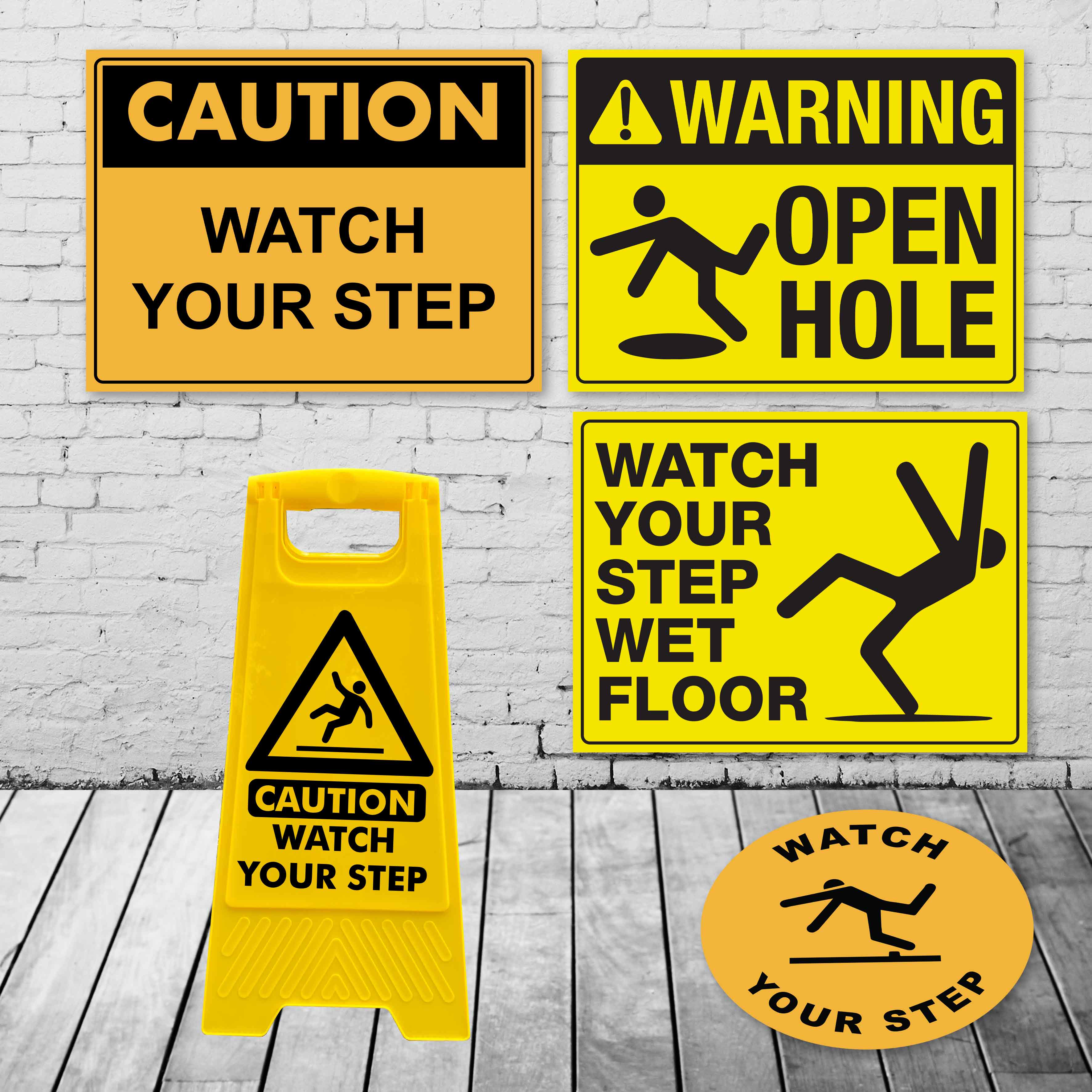 Slippery When Wet Signs – New Signs