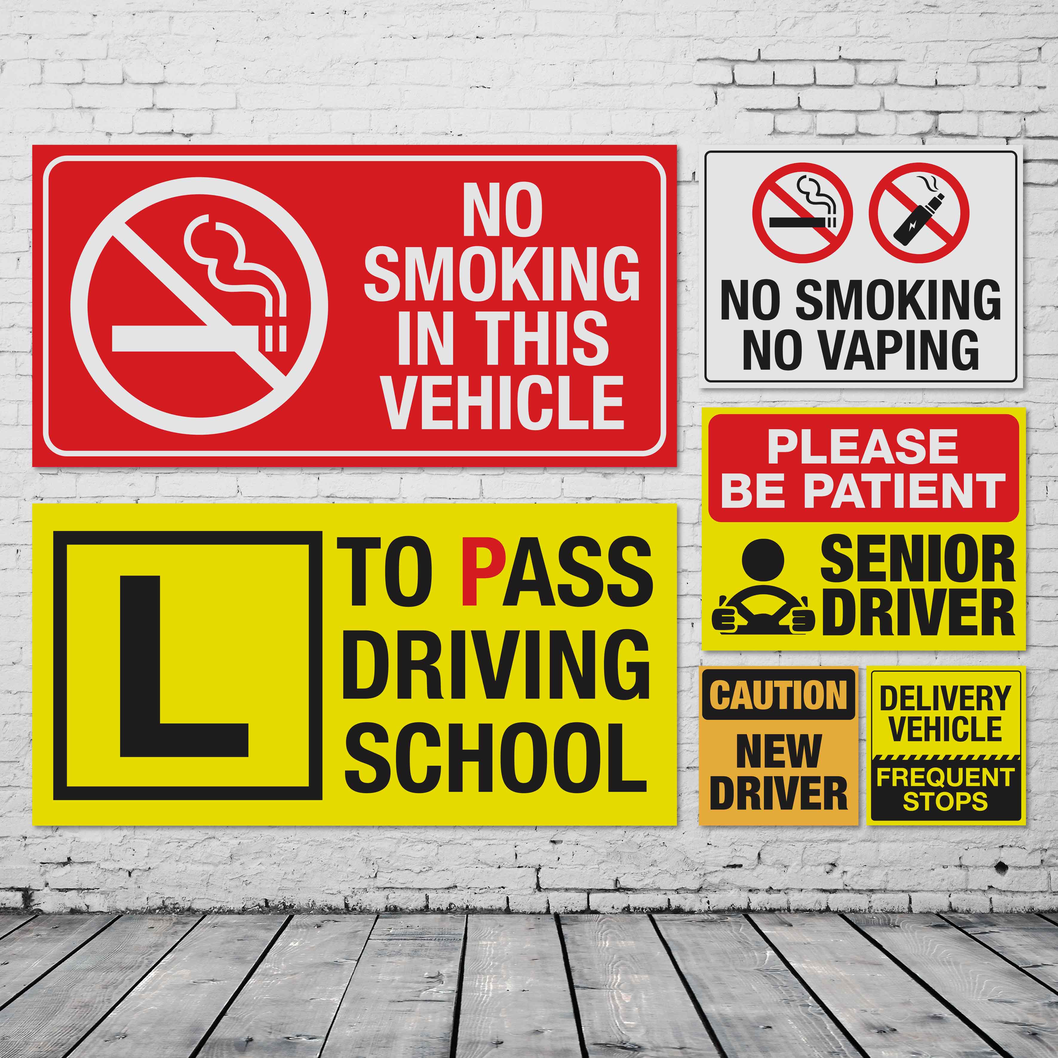 Magnetic Car Door Signs – New Signs