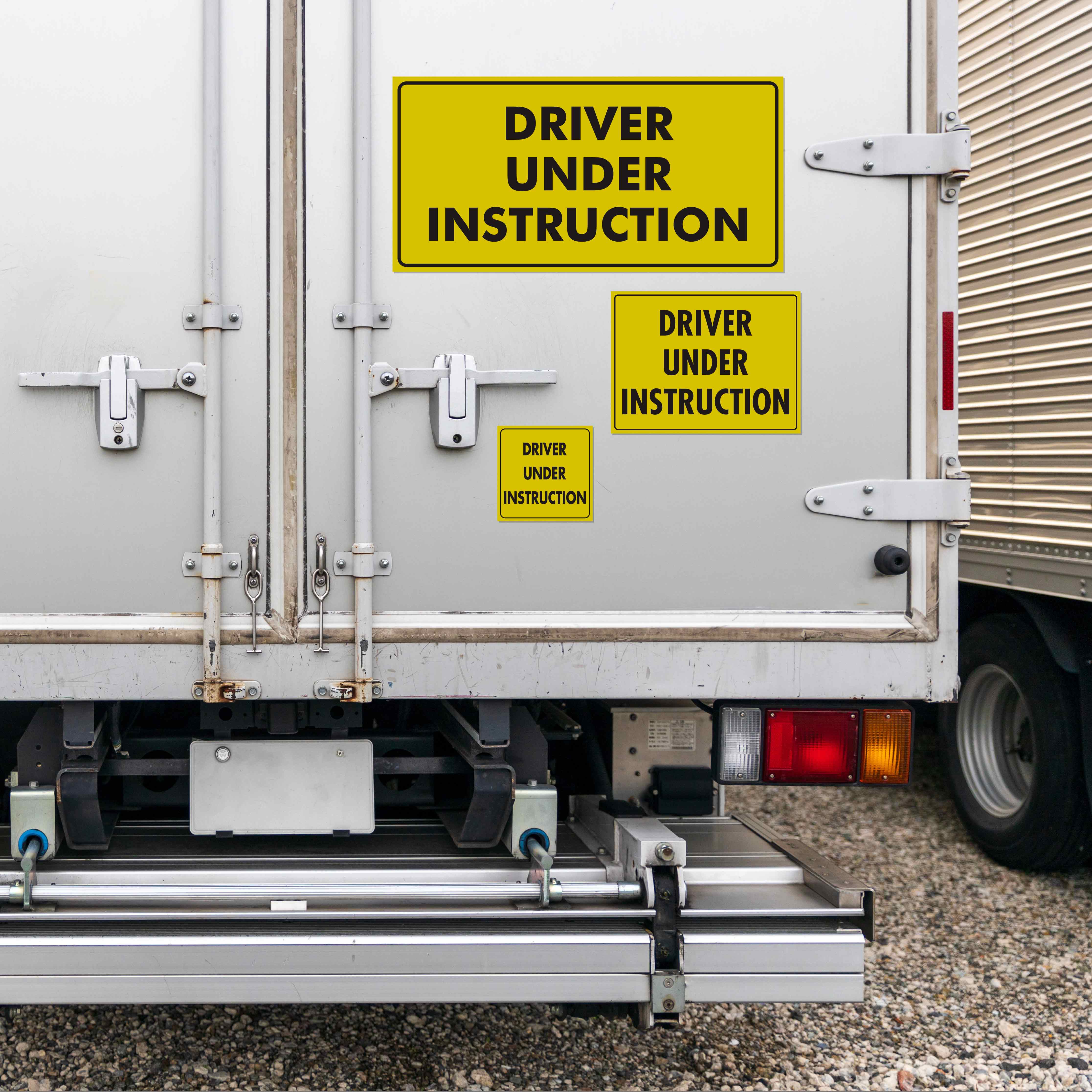 Driver Under Instruction Plates – New Signs