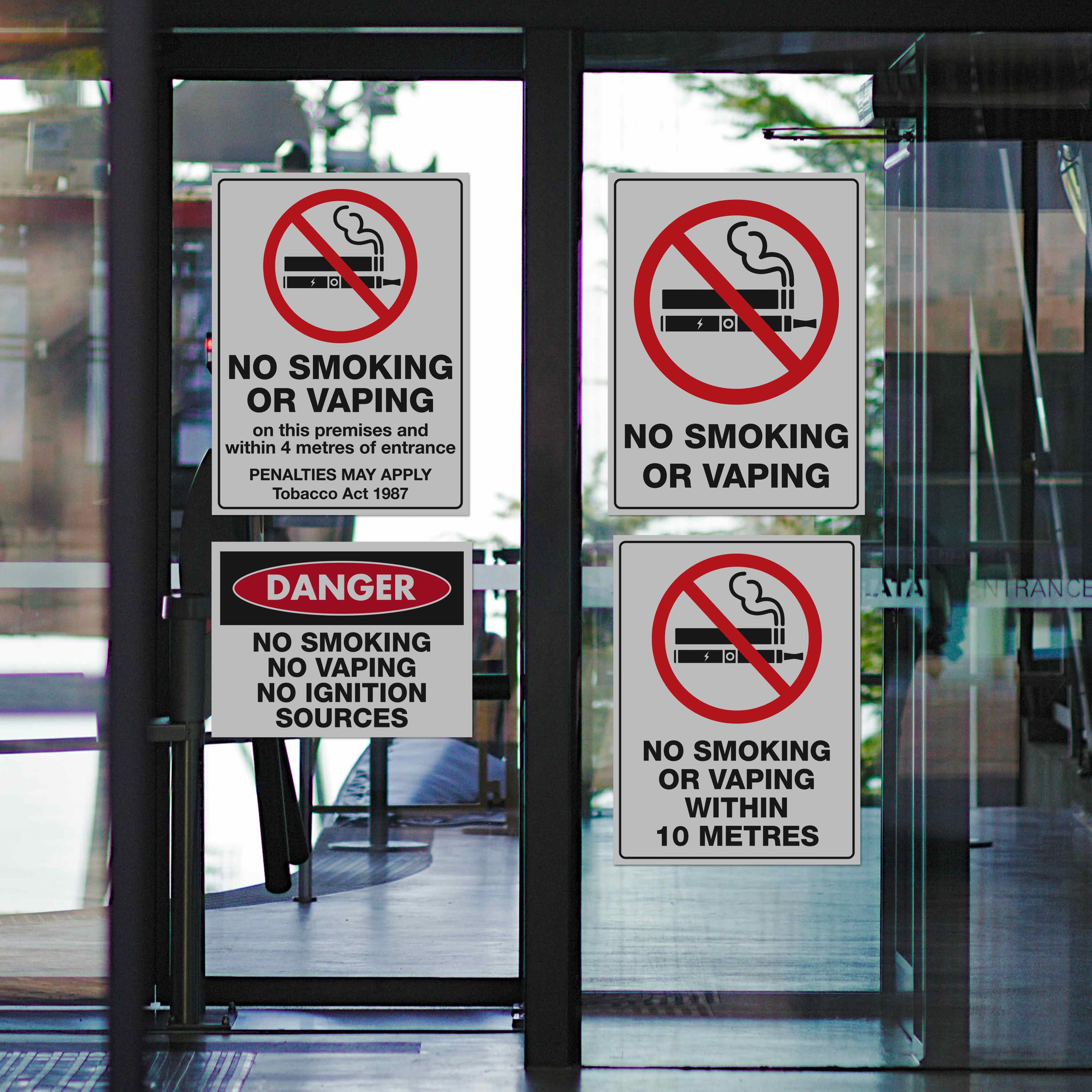 No Smoking or Vaping Signage – New Signs