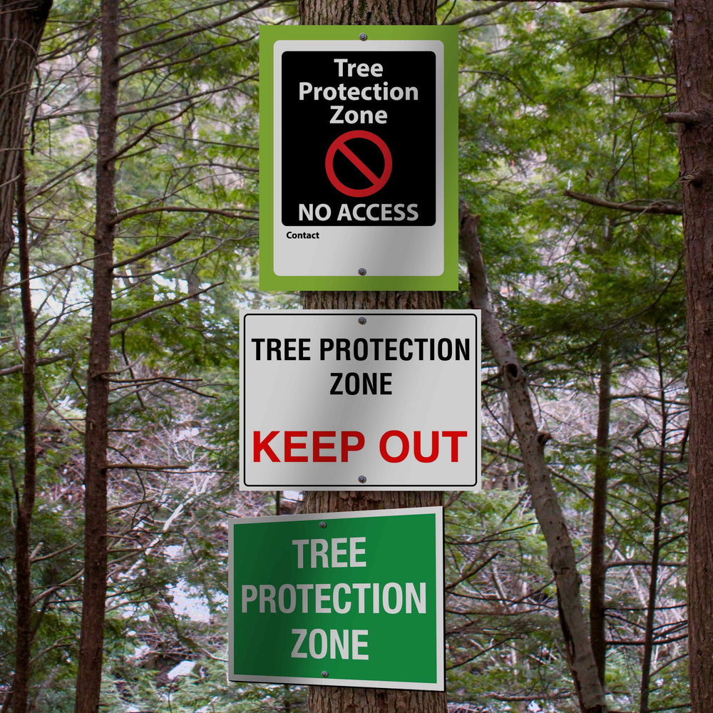 Tree Protection Zone Signs – New Signs