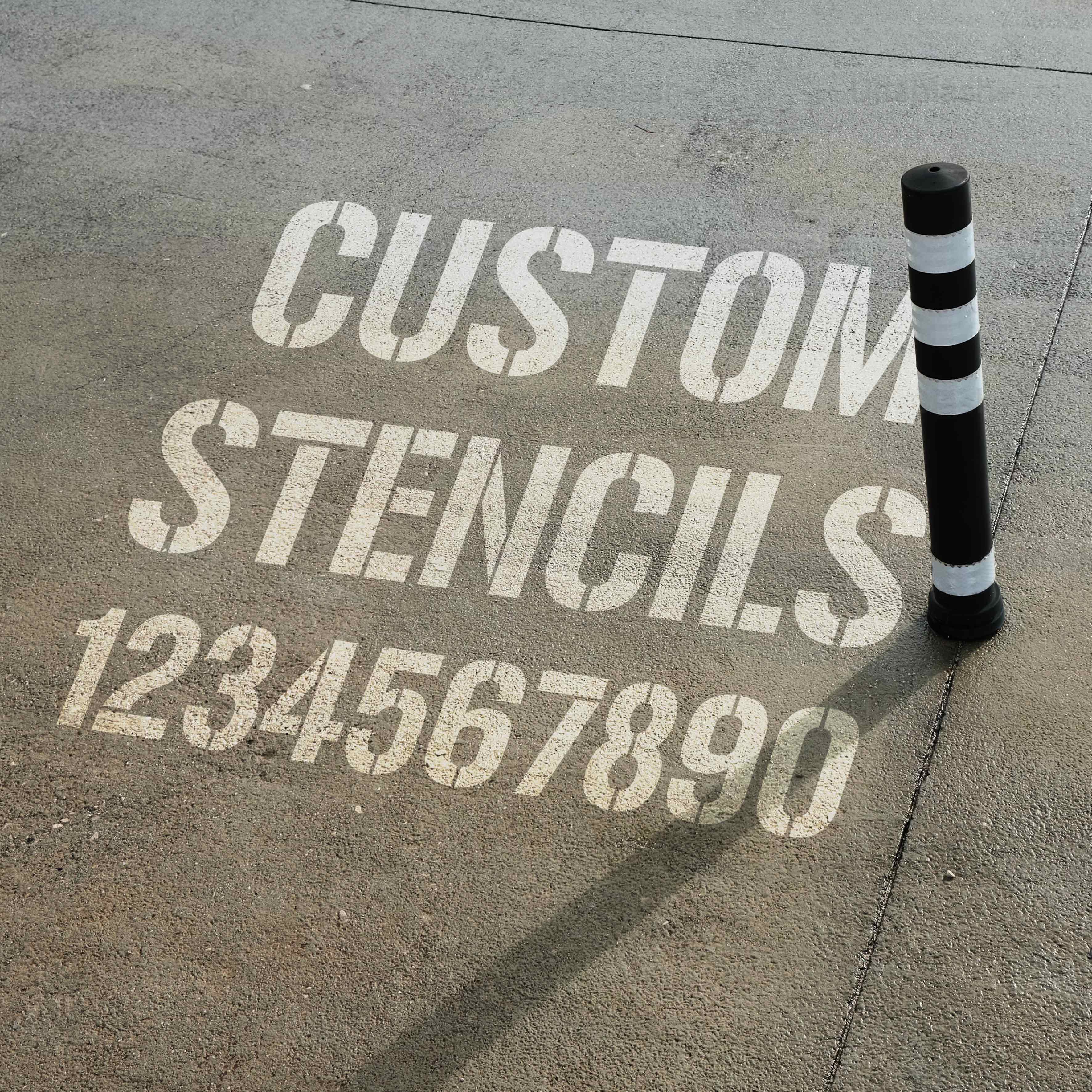 Stencil Sign - Road and Car Park Stencils – New Signs