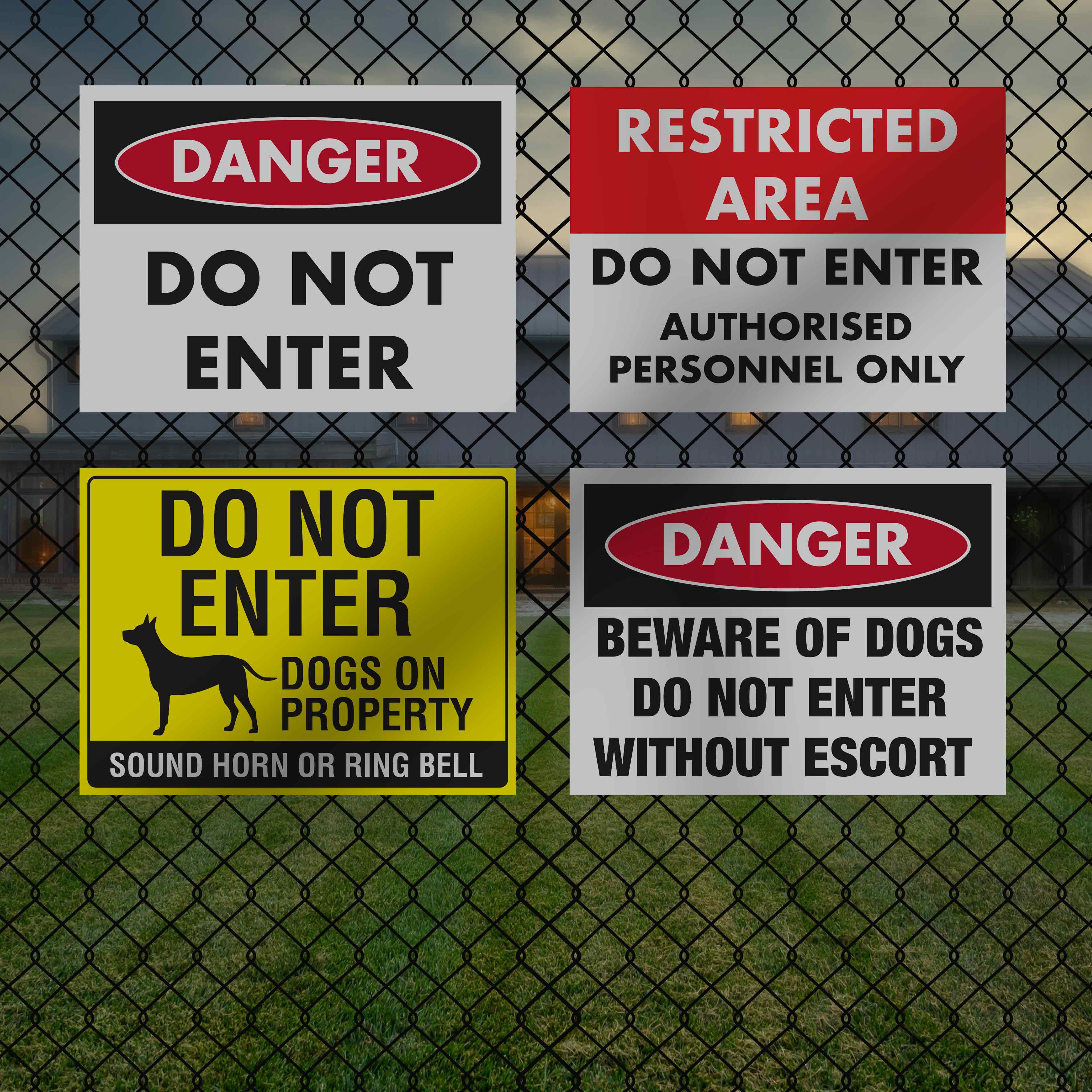 Do Not Enter Signage – New Signs