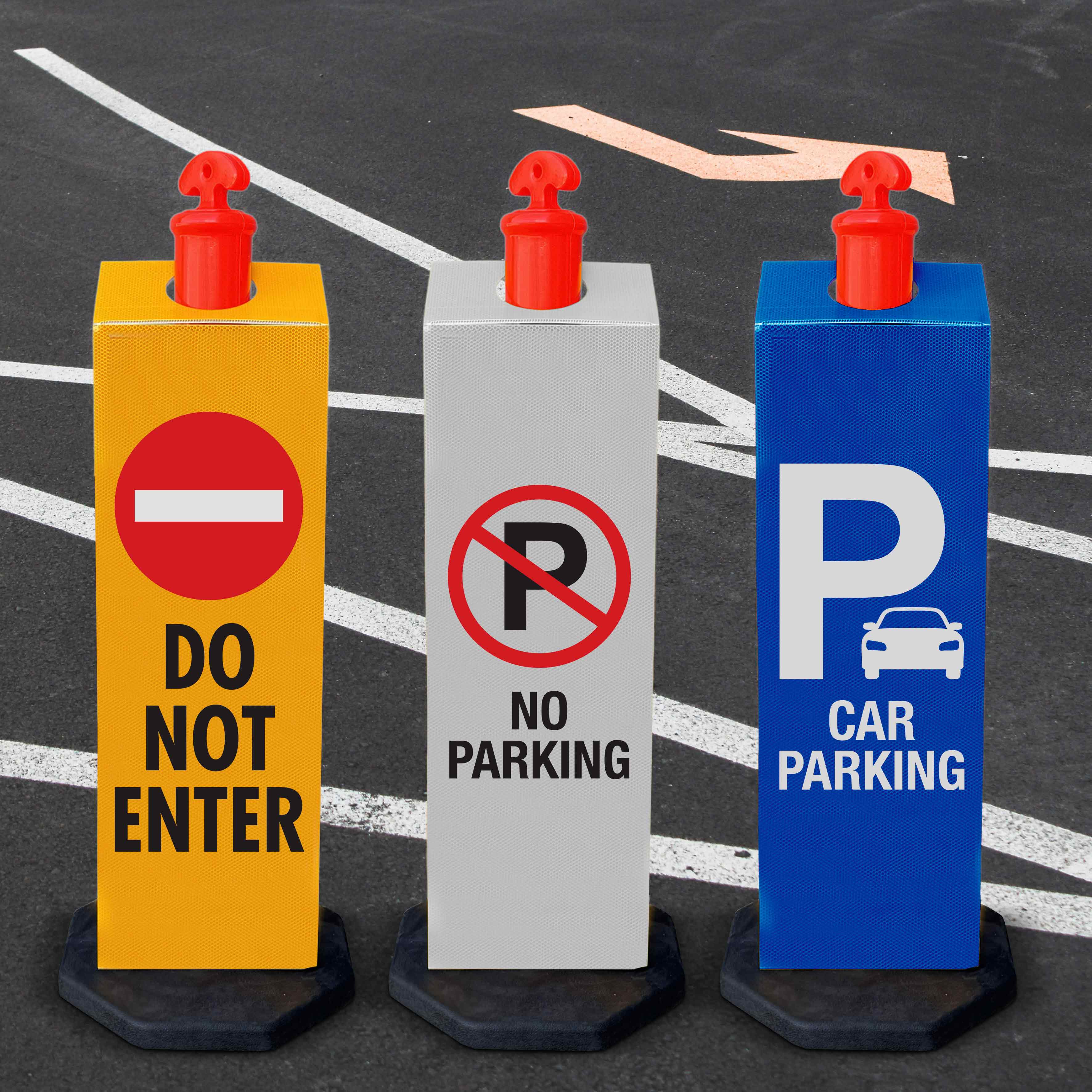 Event Corflute Bollard Traffic Signs – New Signs