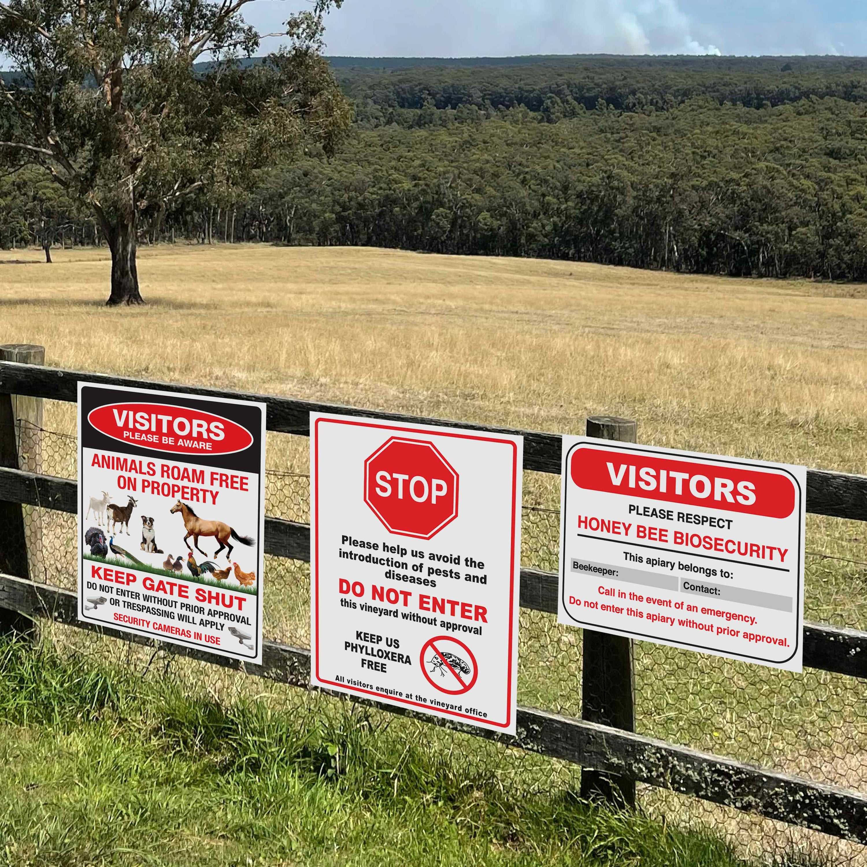Biosecurity Signs | Farm Biosecurity Signs – New Signs