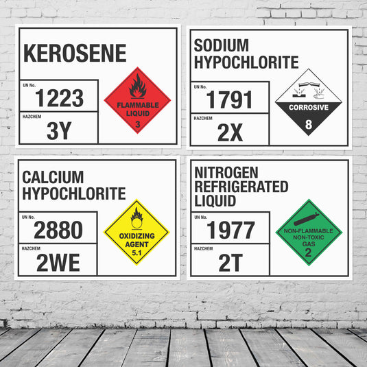 Hazchem Signs Collection – New Signs