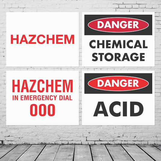 Hazchem Signs Collection – New Signs