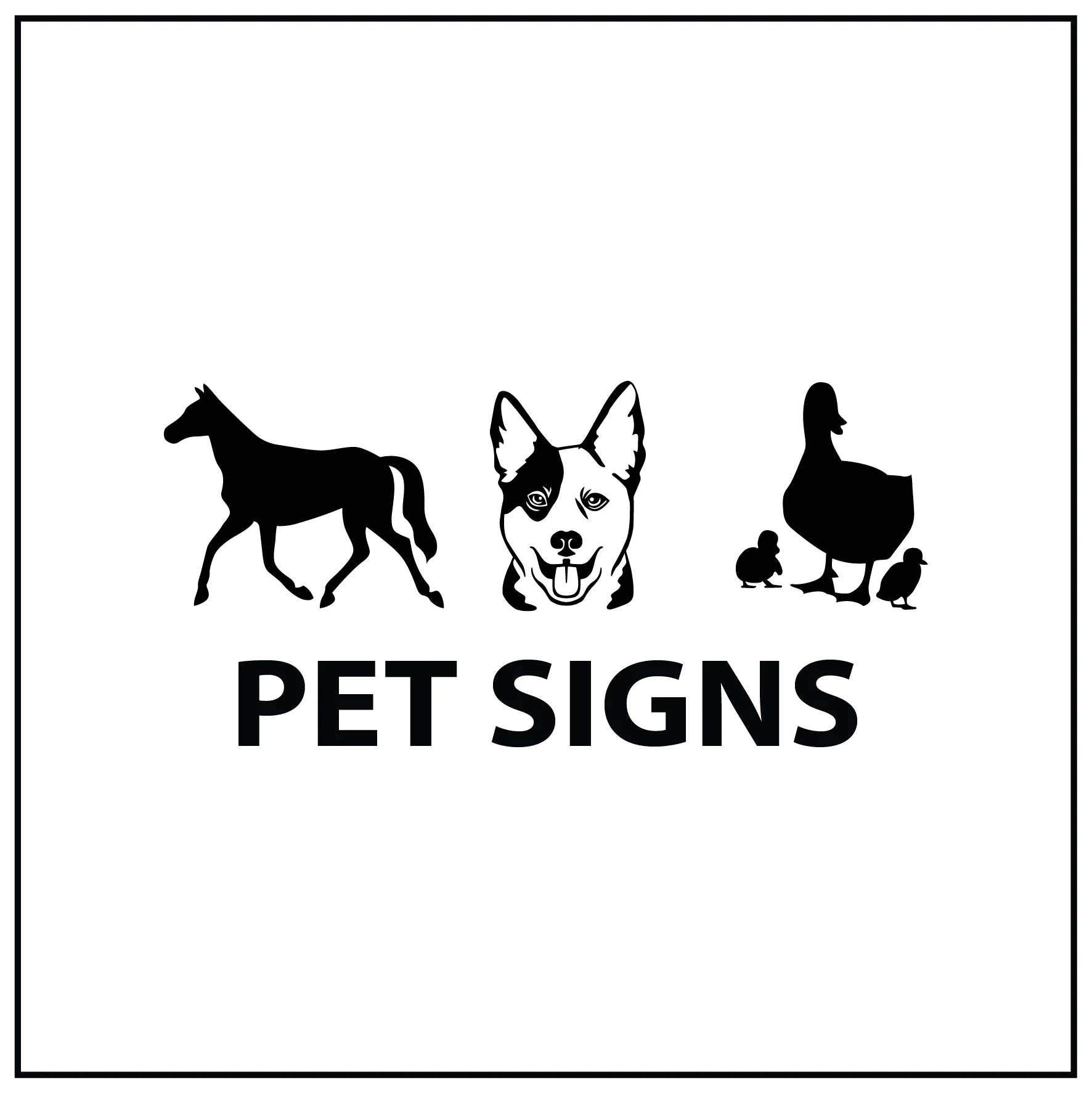 Pet Signs – New Signs