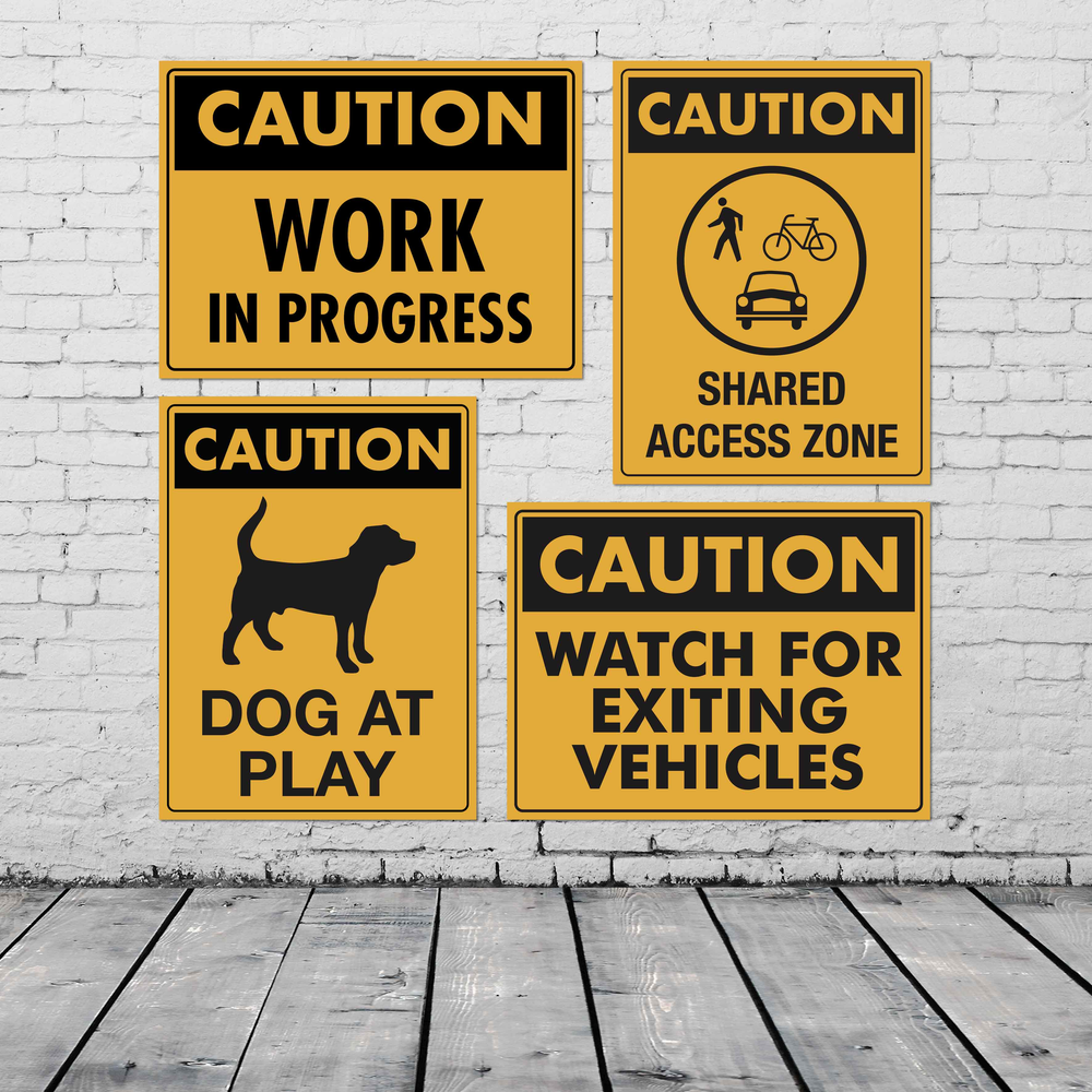 Caution Signs – New Signs
