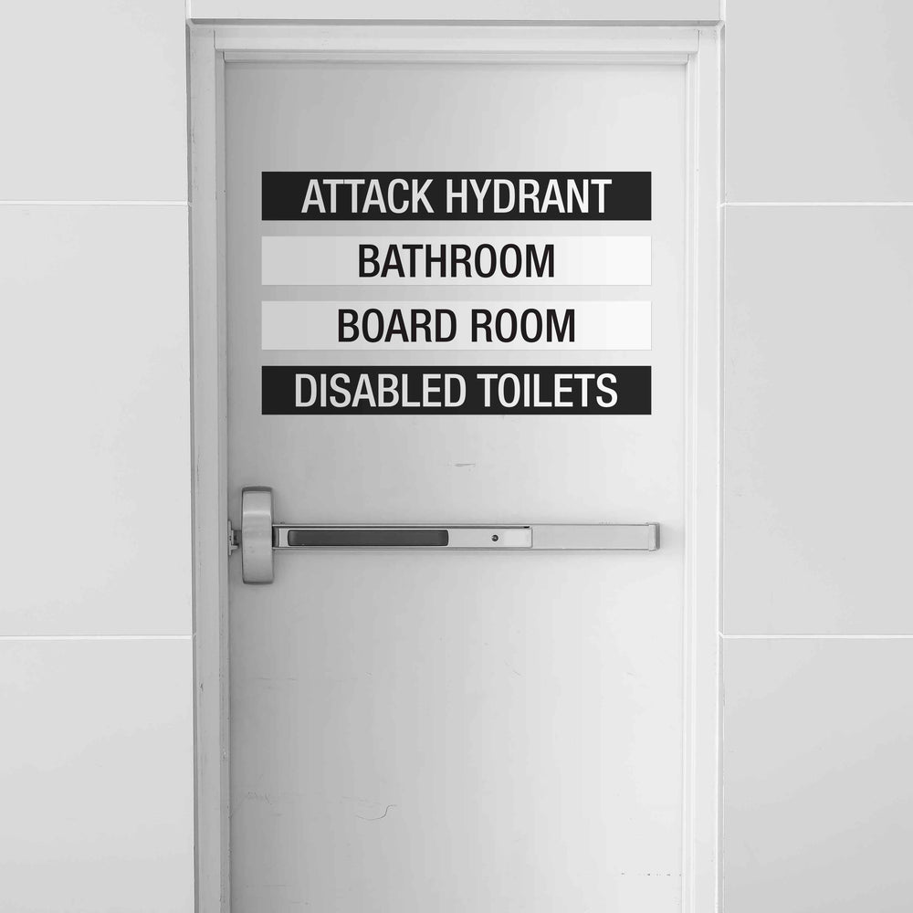 Statutory Signage – New Signs