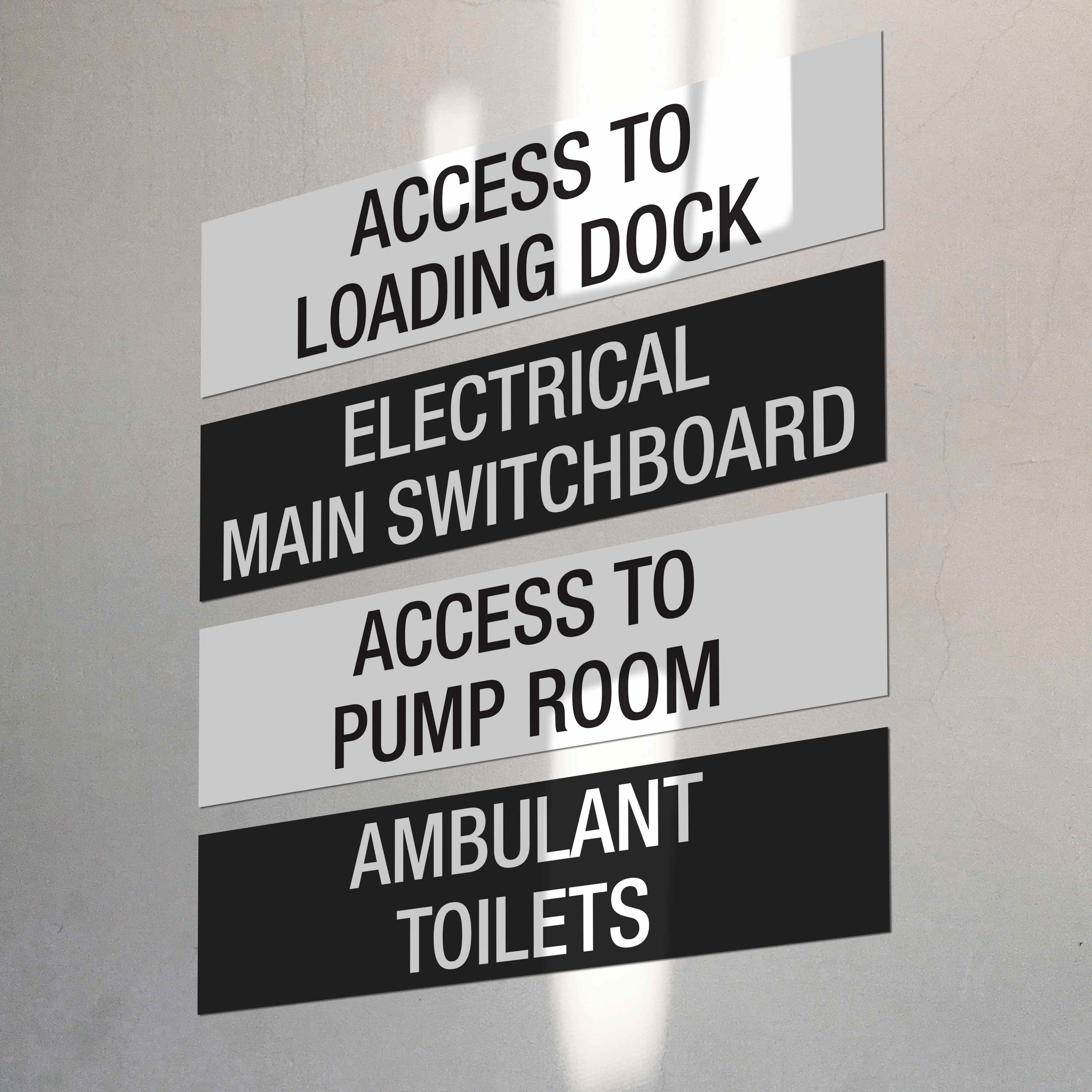 Statutory Signage – New Signs