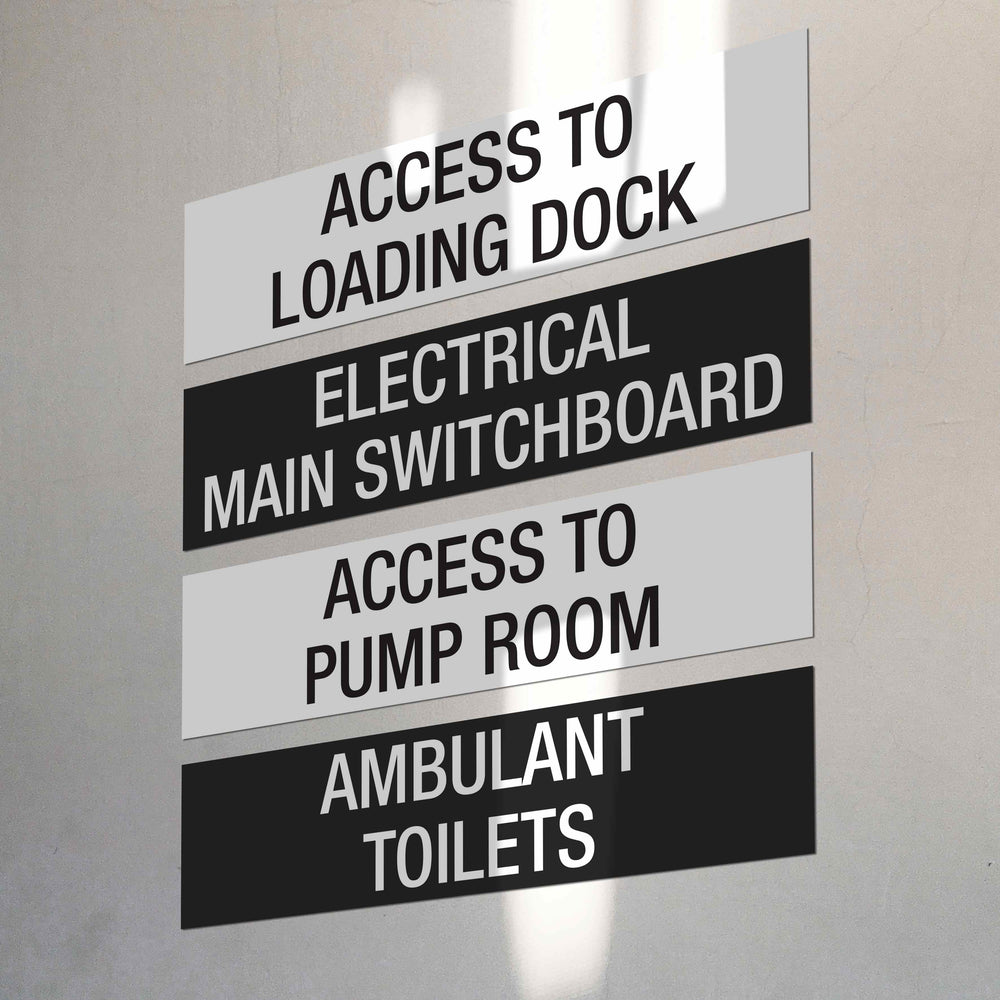 Statutory Signage – New Signs