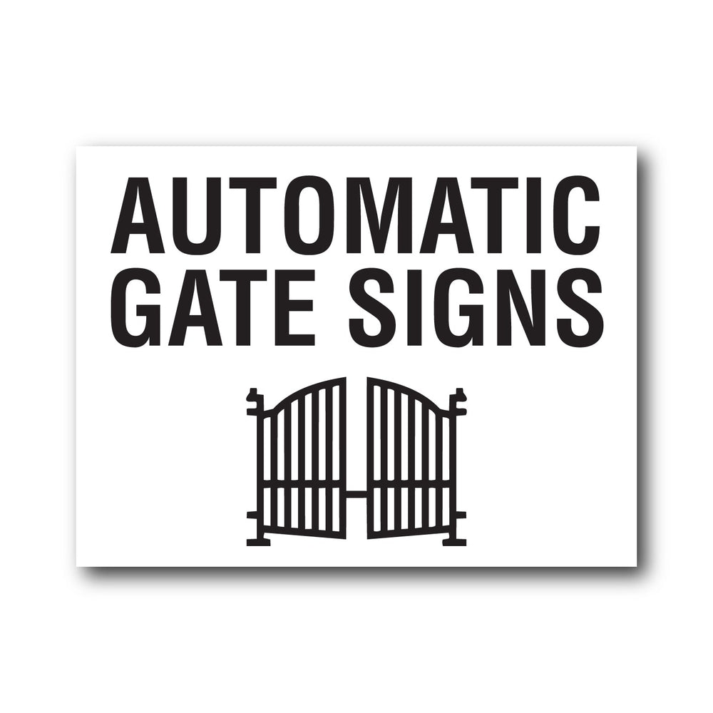 Gate Signs | Shut the Gate Sign – New Signs