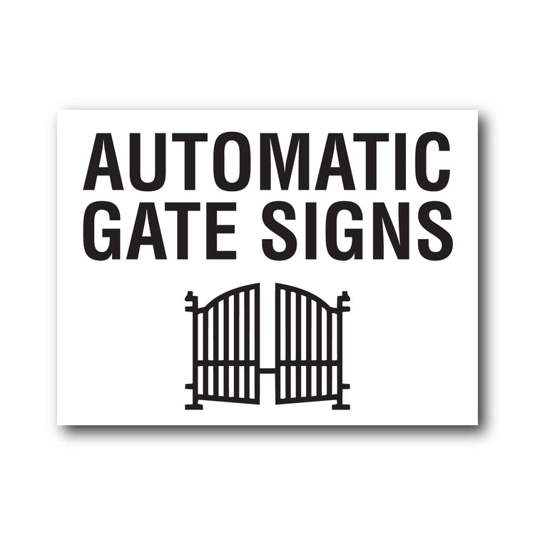 Gate Signs | Shut the Gate Sign – New Signs