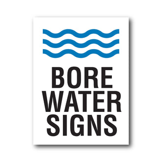 Water Signs | Bore Water Signs | Pond Signs – New Signs