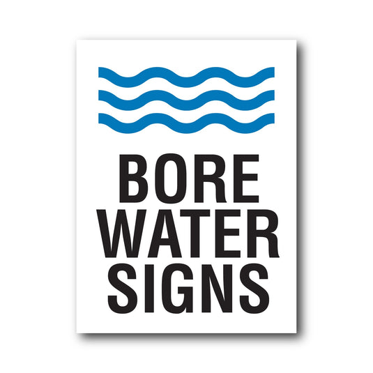 Water Signs | Bore Water Signs | Pond Signs – New Signs