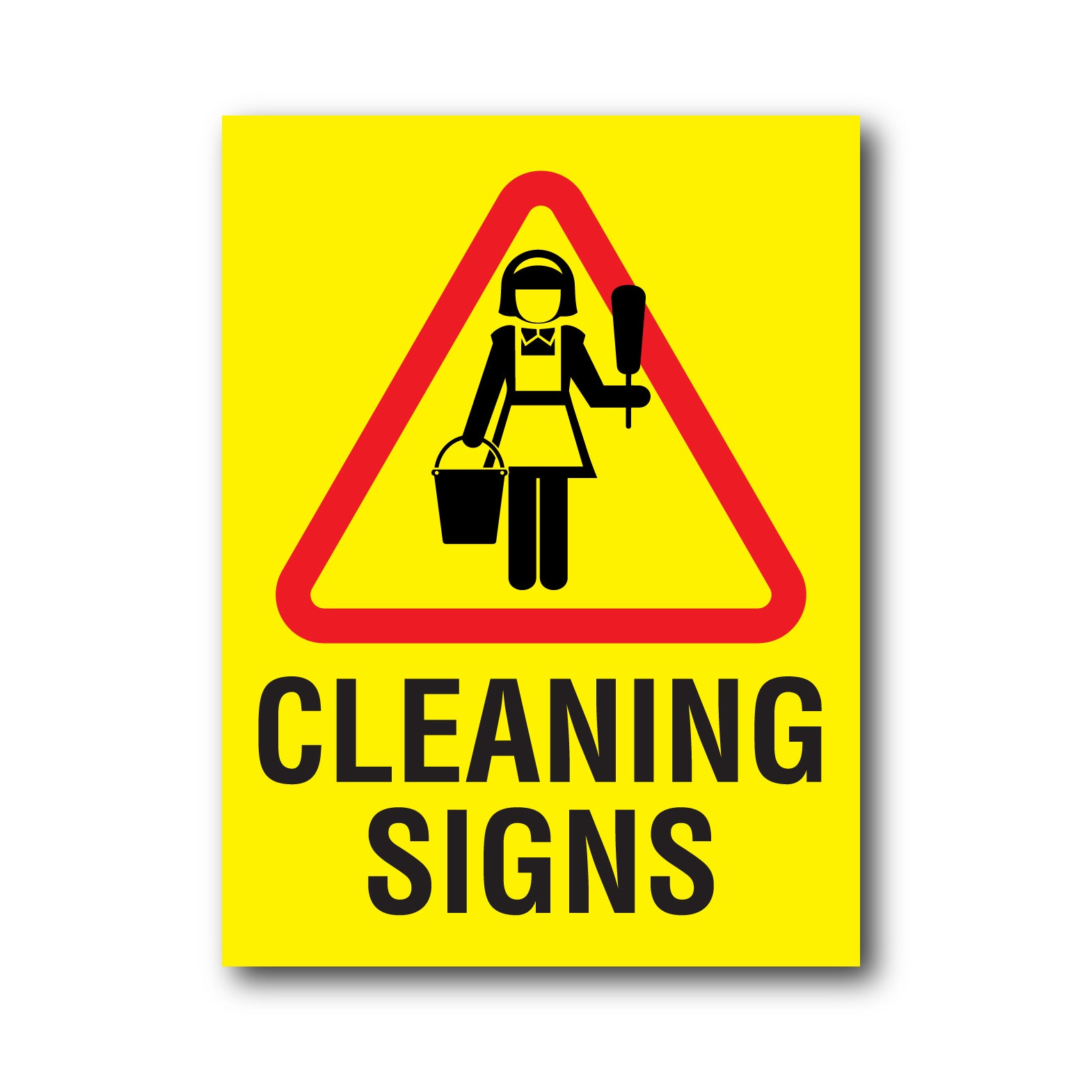 Cleaning Signs – New Signs