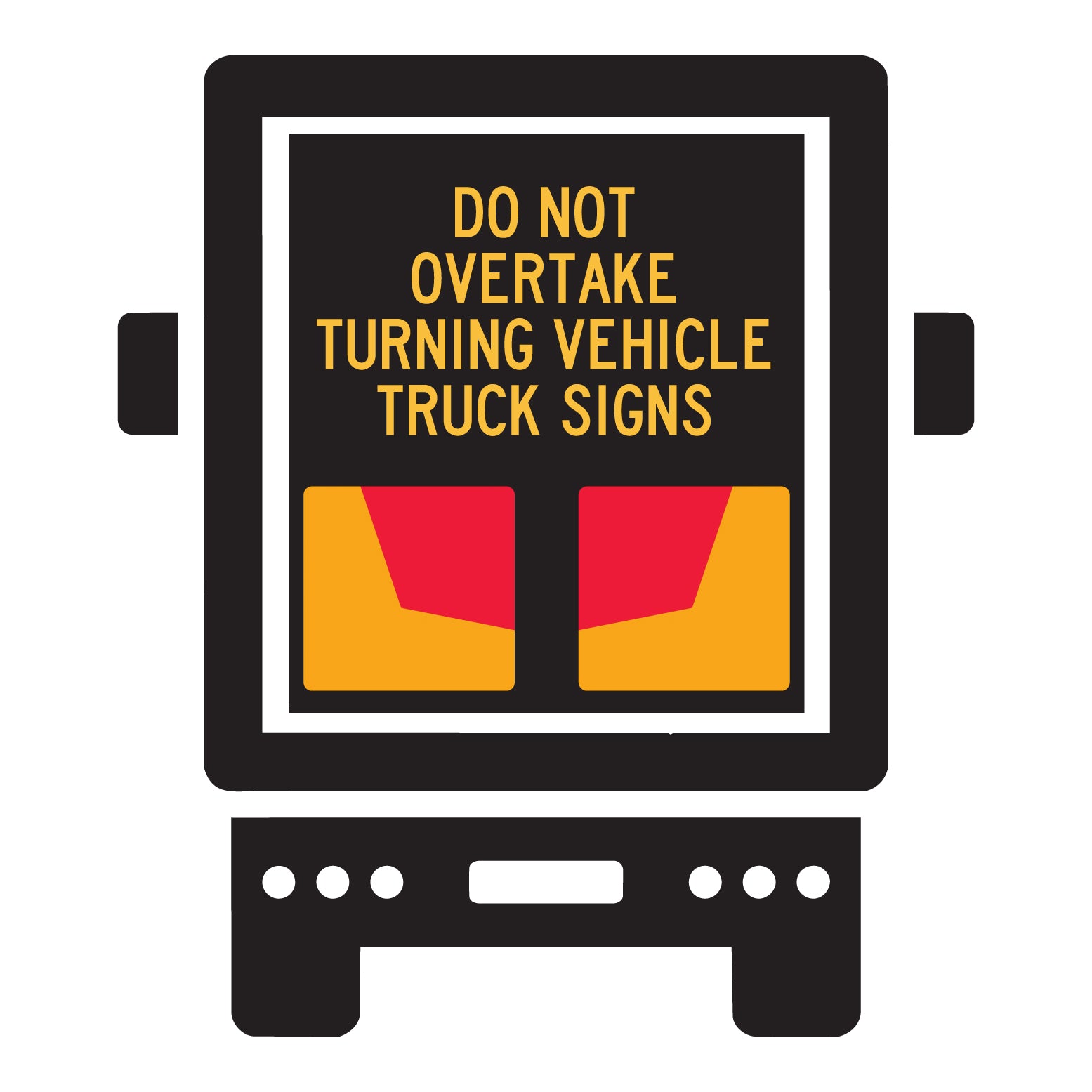 Do Not Overtake Turning Vehicle Signs – New Signs