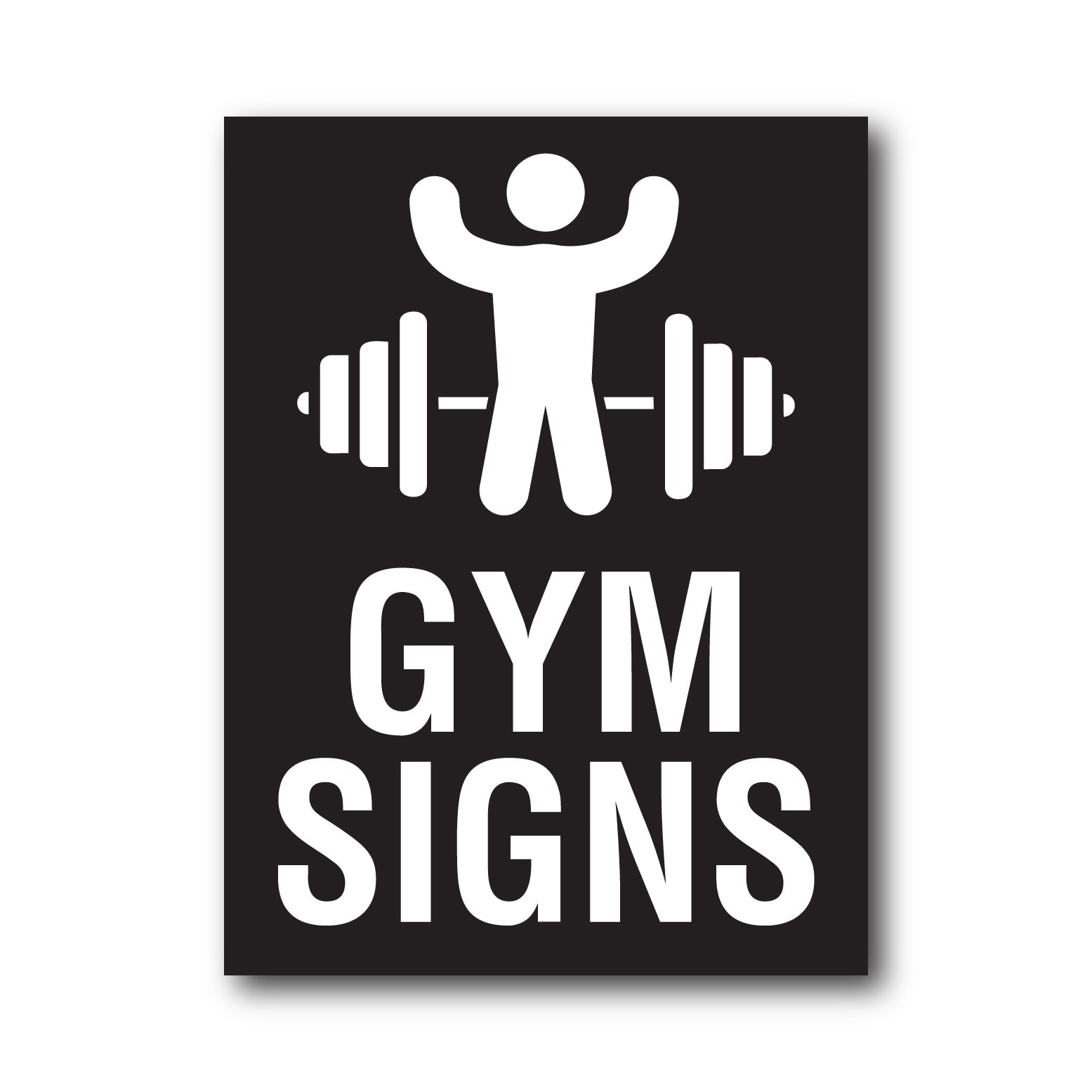 Gym Signs Australia | Buy Sport & Gym Safety Signs Online – New Signs