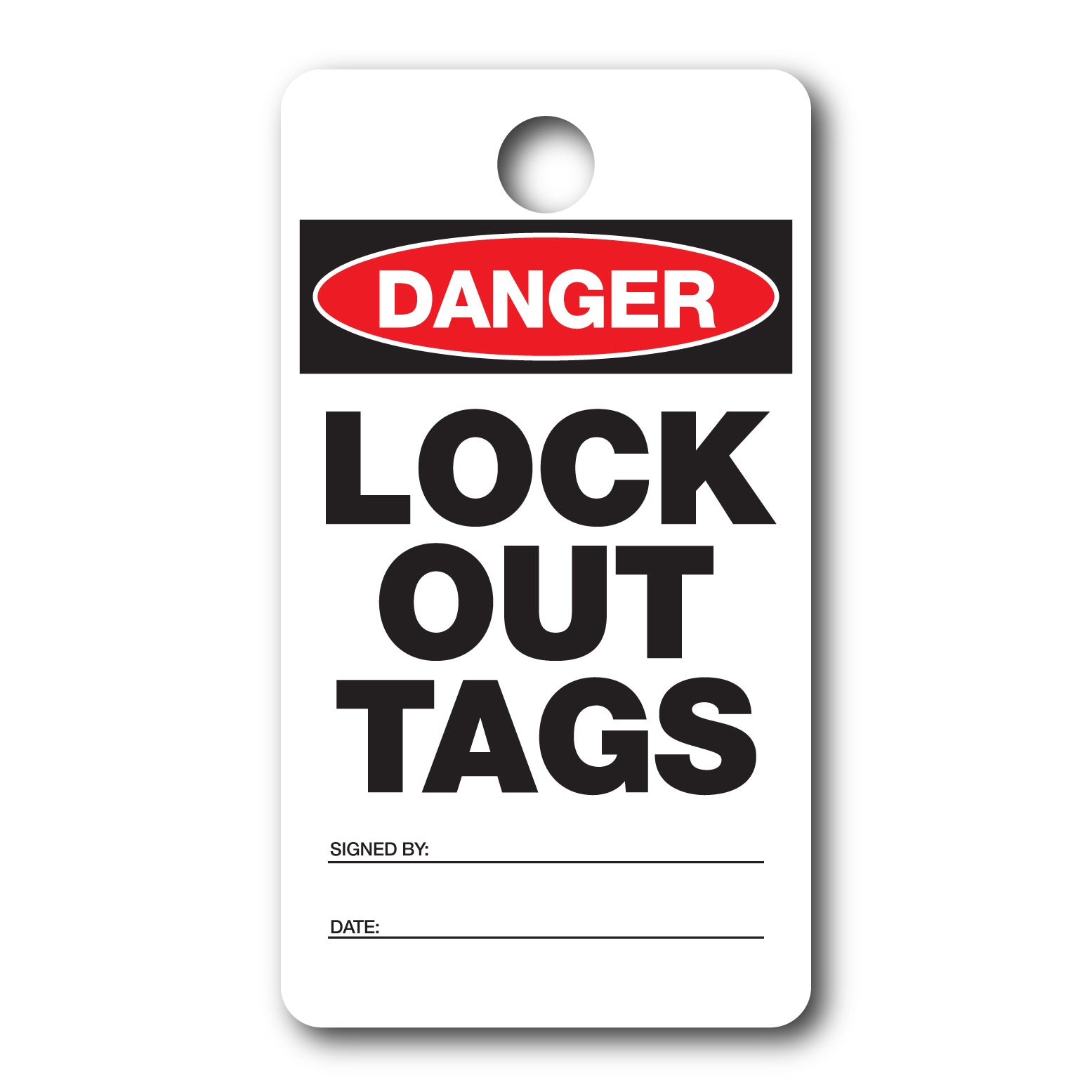 Lock Out Tags | Lockout Tagout – New Signs