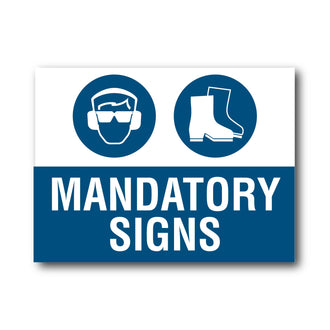 Mandatory Signs | Mandatory PPE Signage | Compulsory Signs – New Signs