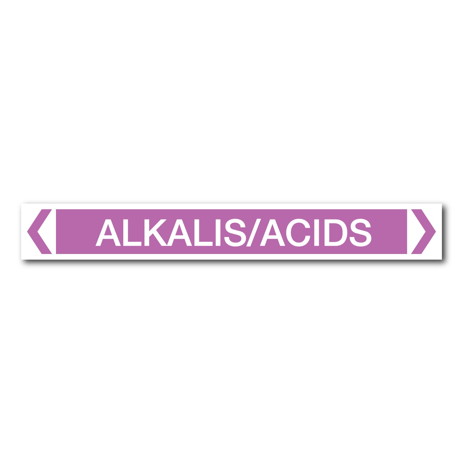 Pipe Markers - Alkalis/Acids – New Signs