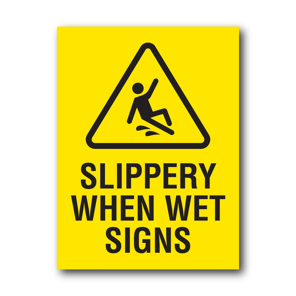 Wet Floor Signage | Slippery When Wet Signage – New Signs