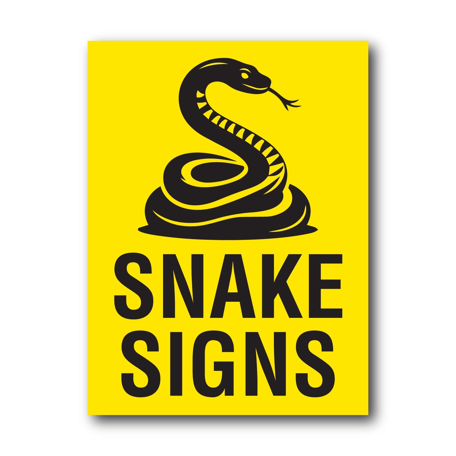 Snake Signs | Australian Snake Warning Signage – New Signs