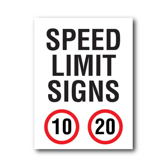 Speed Restriction Signs | Speed Limit Signs – New Signs