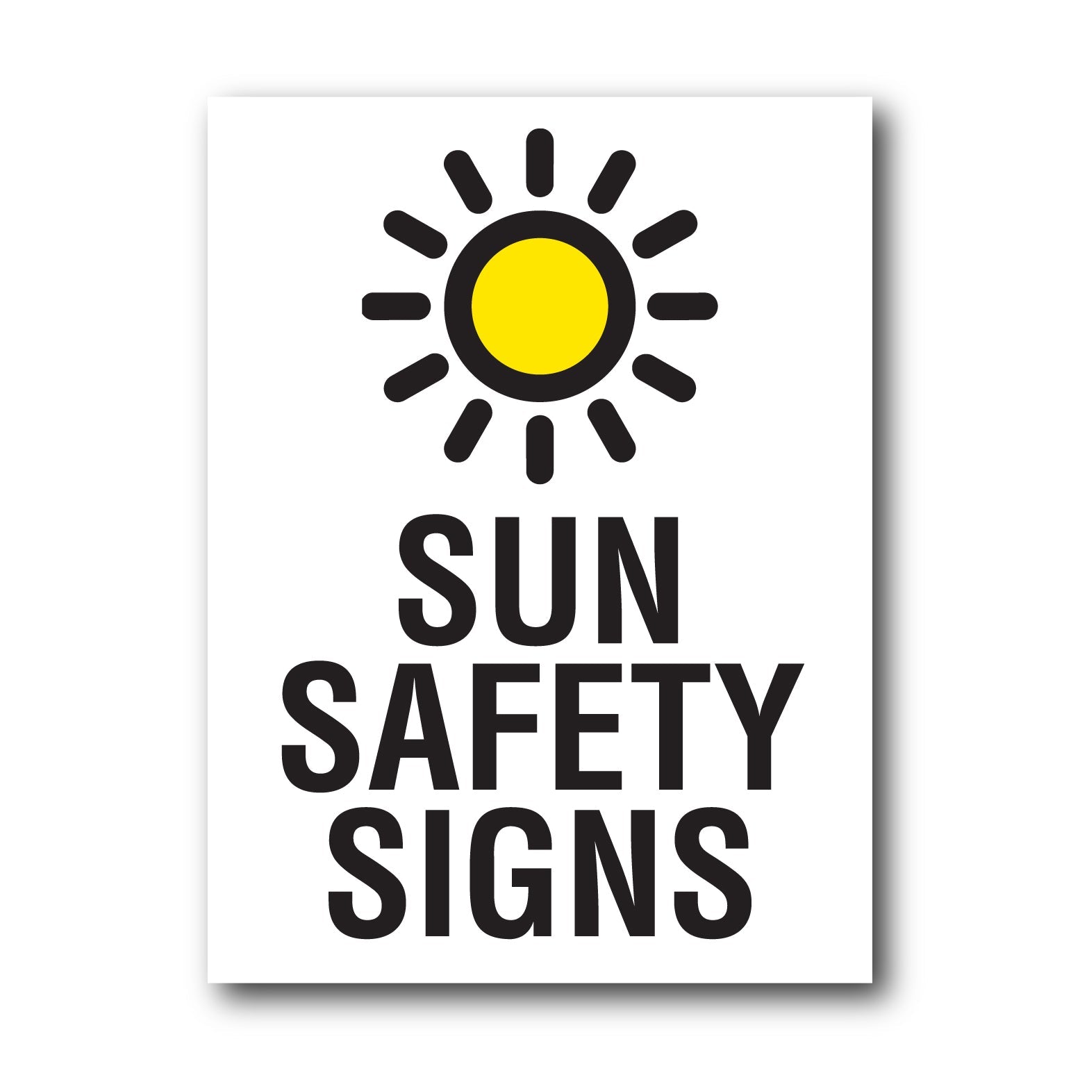 Sun Safety Signs | Sun Protection Signage – New Signs