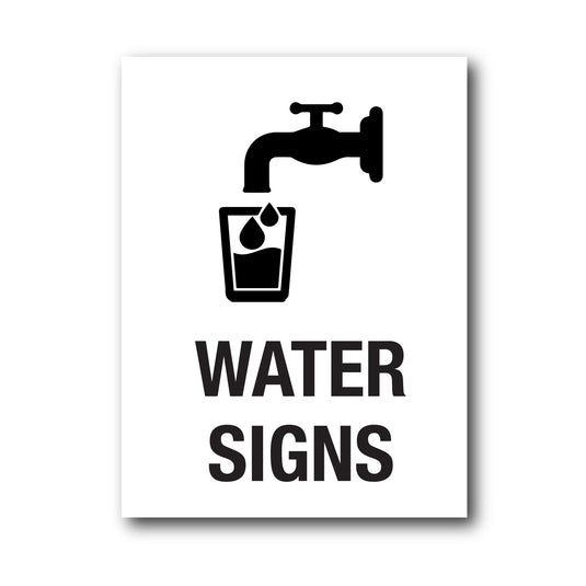 Water Signs | Bore Water Signs | Pond Signs – New Signs