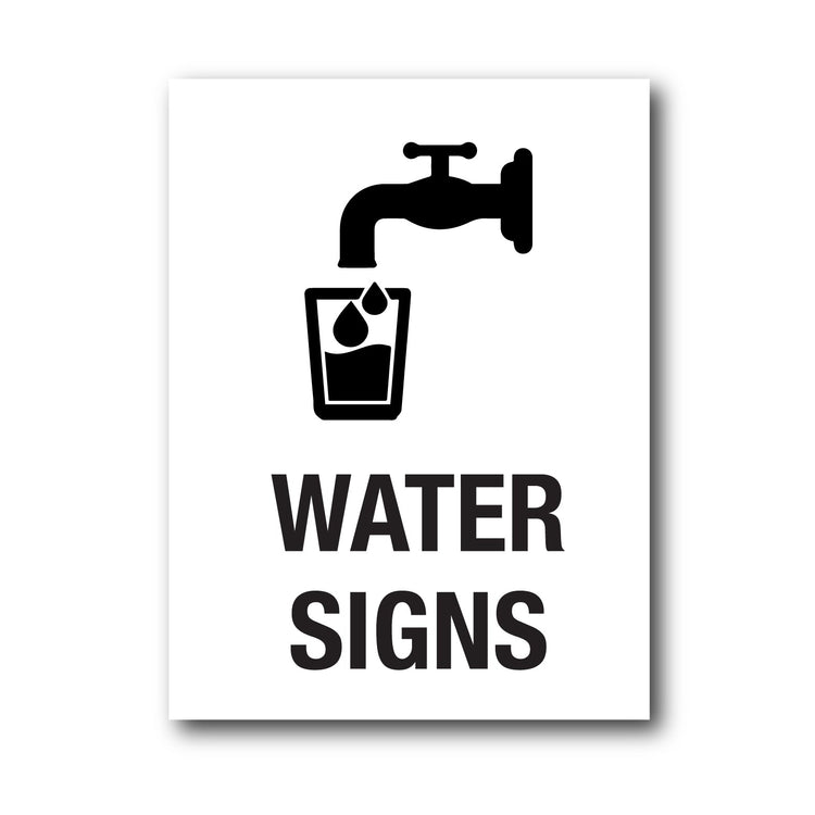 Water Signs | Bore Water Signs | Pond Signs – New Signs