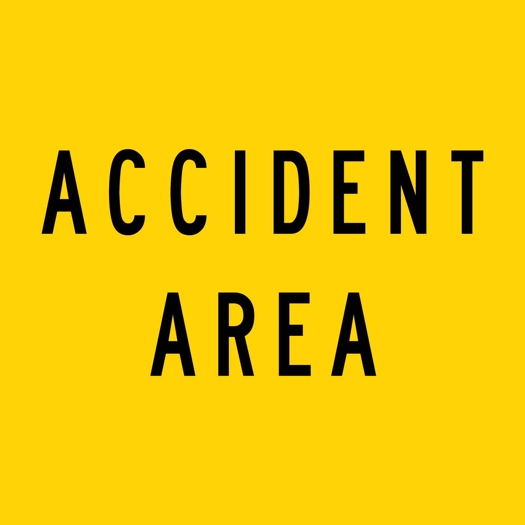 Accident Area Multi Message Traffic Sign – New Signs