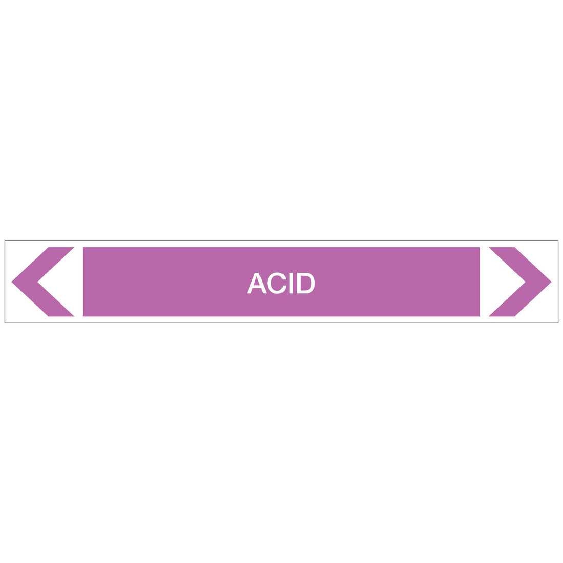 Alkalis / Acids - Acid - Pipe Marker Sticker – New Signs