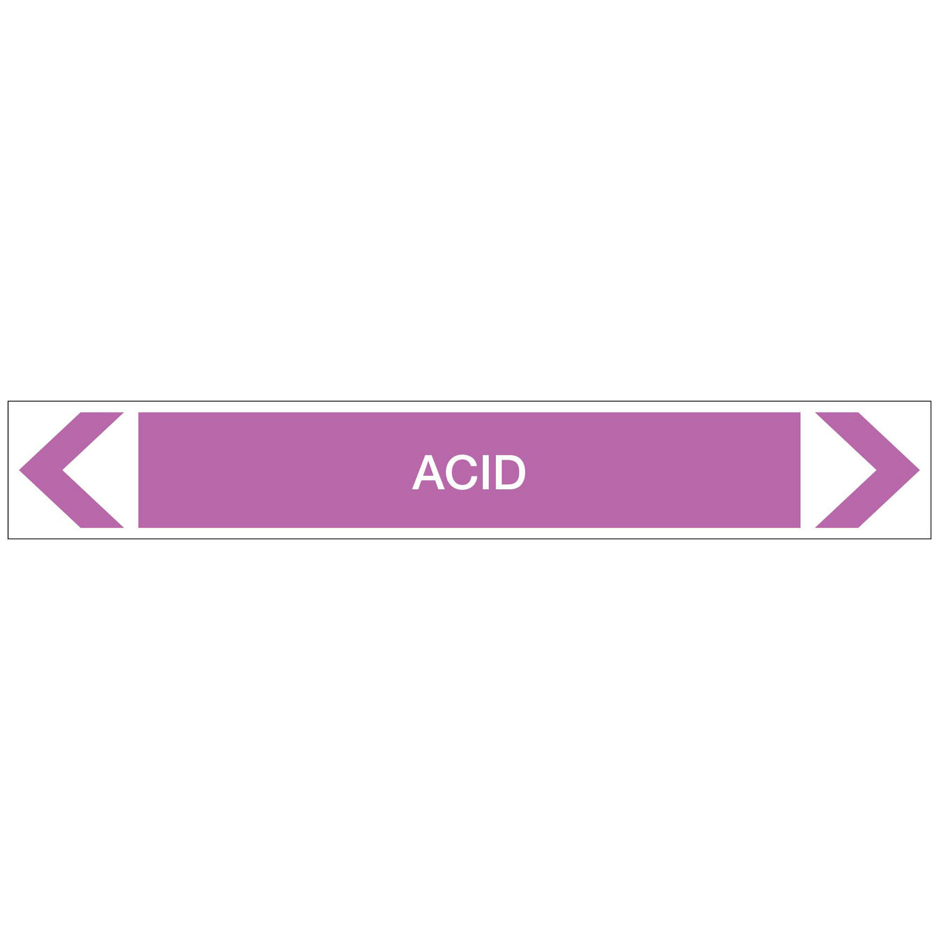 Alkalis / Acids - Acid - Pipe Marker Sticker – New Signs