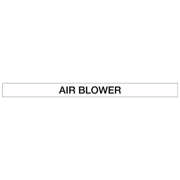 Pool/Spa - Air Blower - Pipe Marker Sticker – New Signs