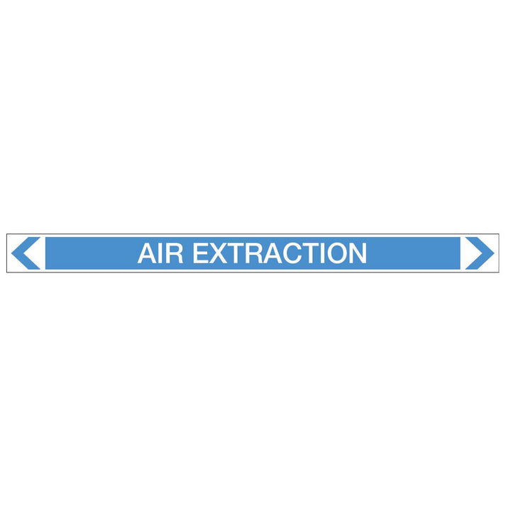 Air - Air Extraction - Pipe Marker Sticker – New Signs
