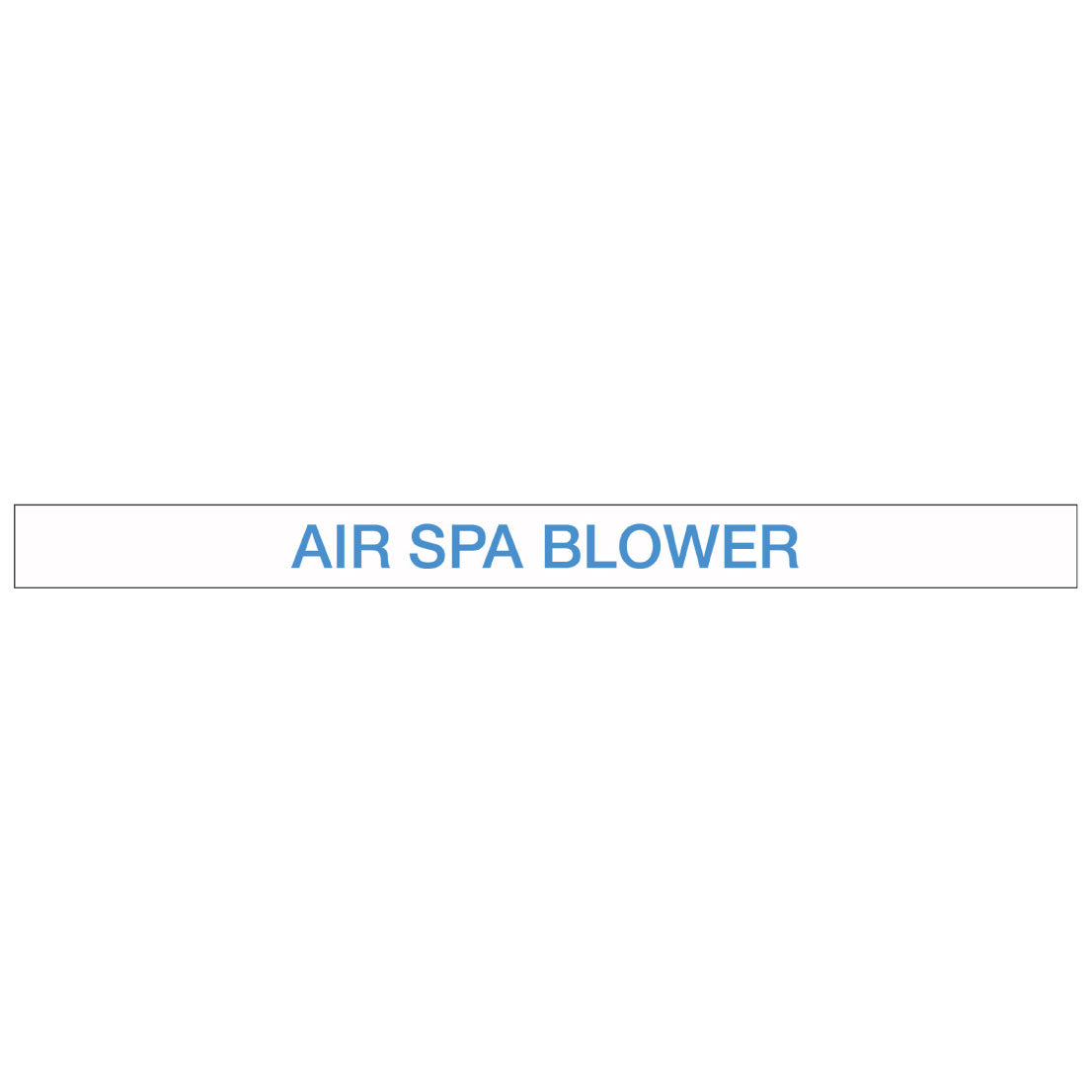 Pool/Spa - Air SPA Blower - Pipe Marker Sticker – New Signs